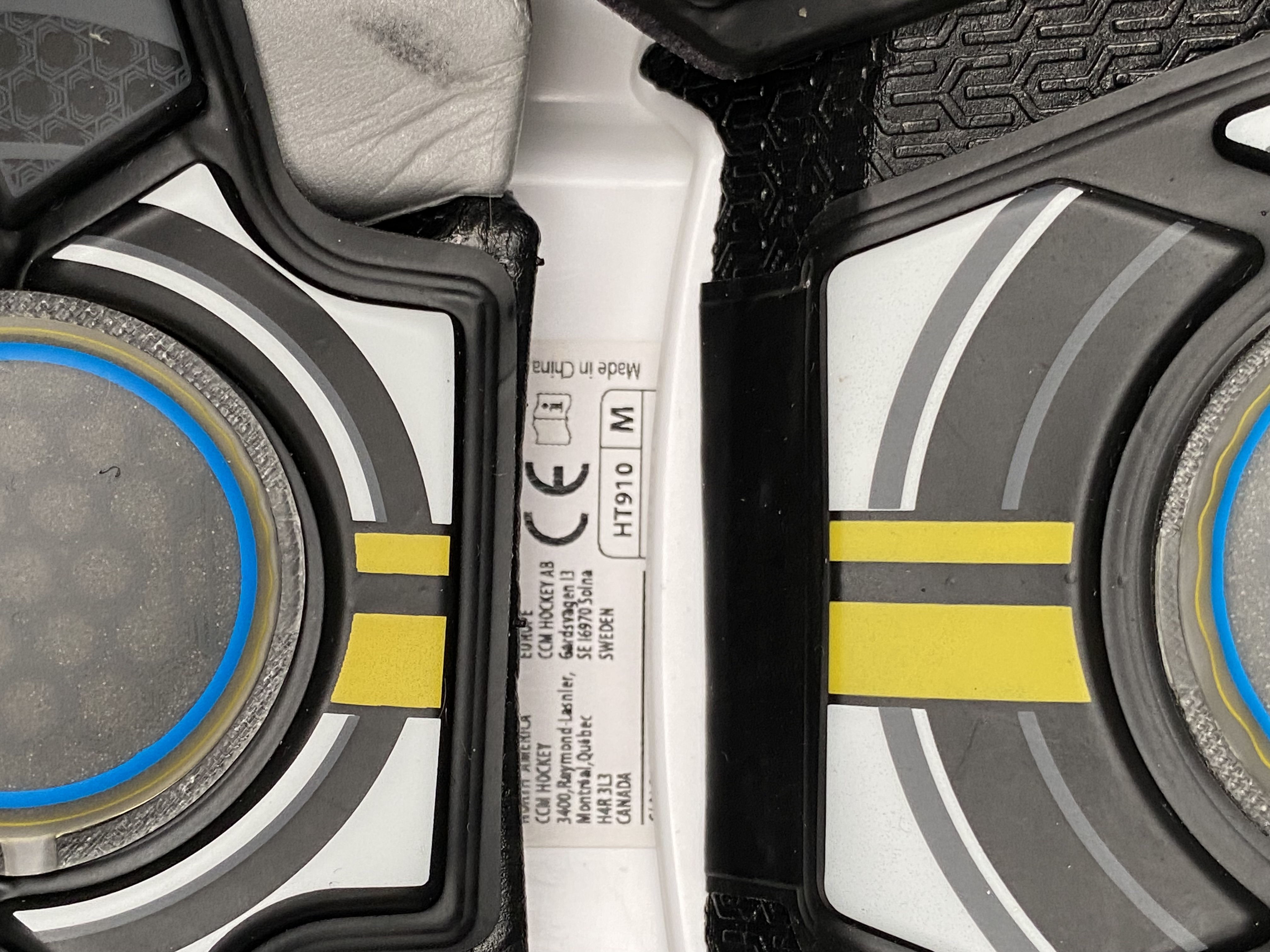 CCM Tacks 910 Pro Stock Hockey Helmet CCM Visor Combo Medium White 5253 ...