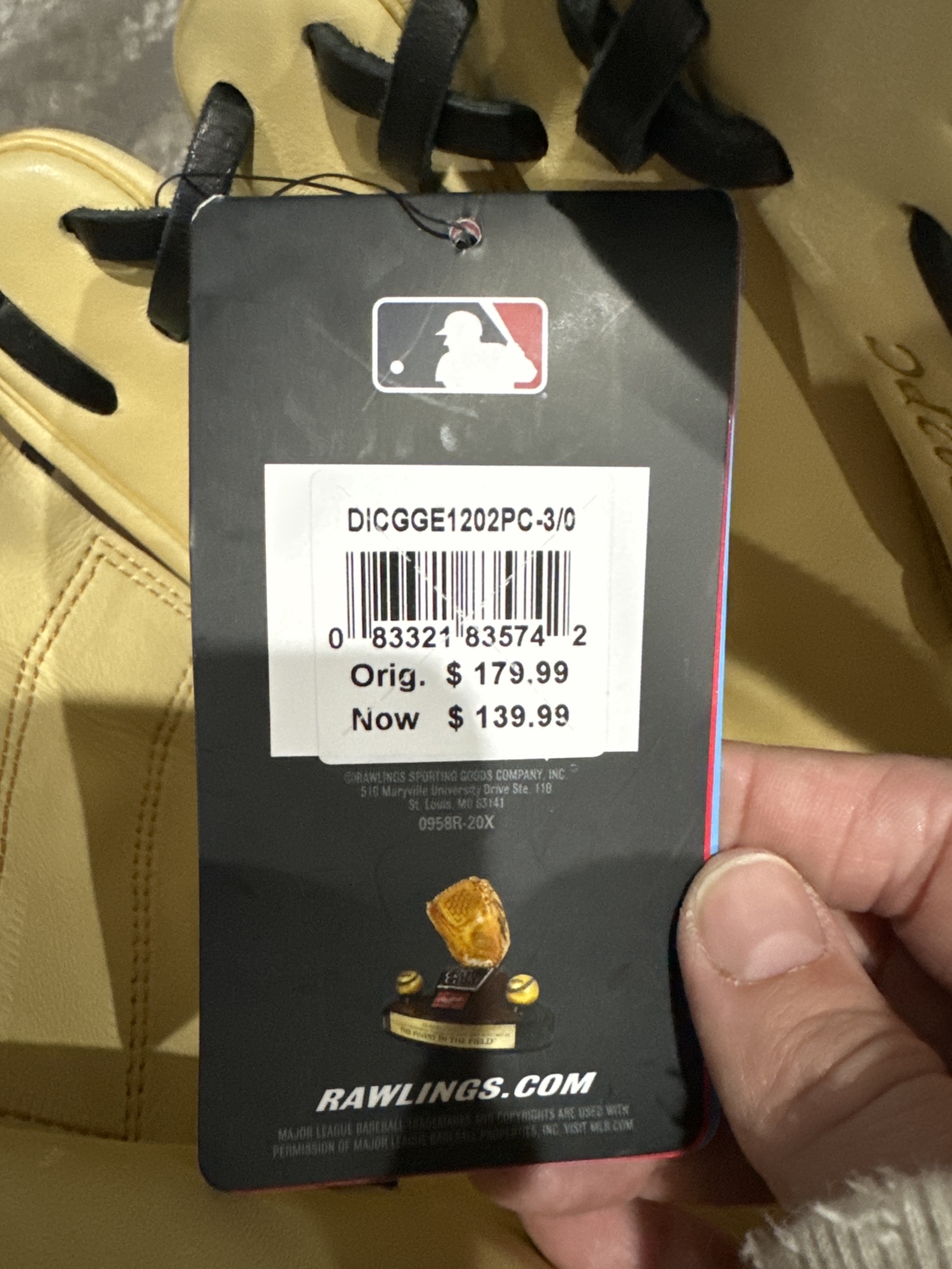 Rawlings GG Elite 12" Gold Glove Elite Baseball Glove - Broken Stitch ...