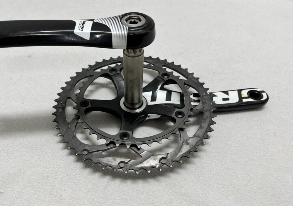 SRAM Force 175mm 10-Speed 53/39-Tooth Carbon/Aluminum Road Bike Double ...