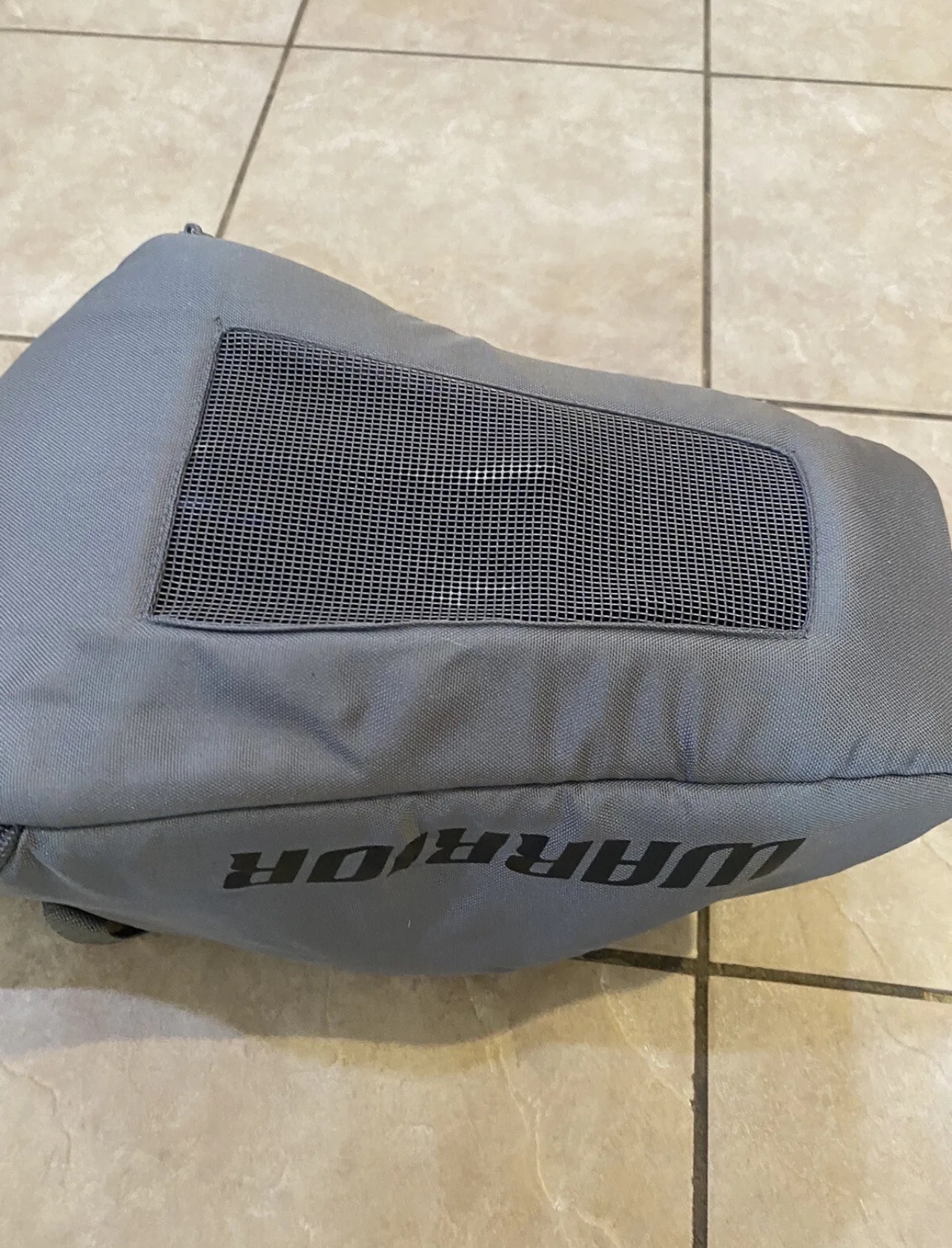 Warrior R/F1 Senior Hockey Helmet with Neck Guard and Travel Bag ...