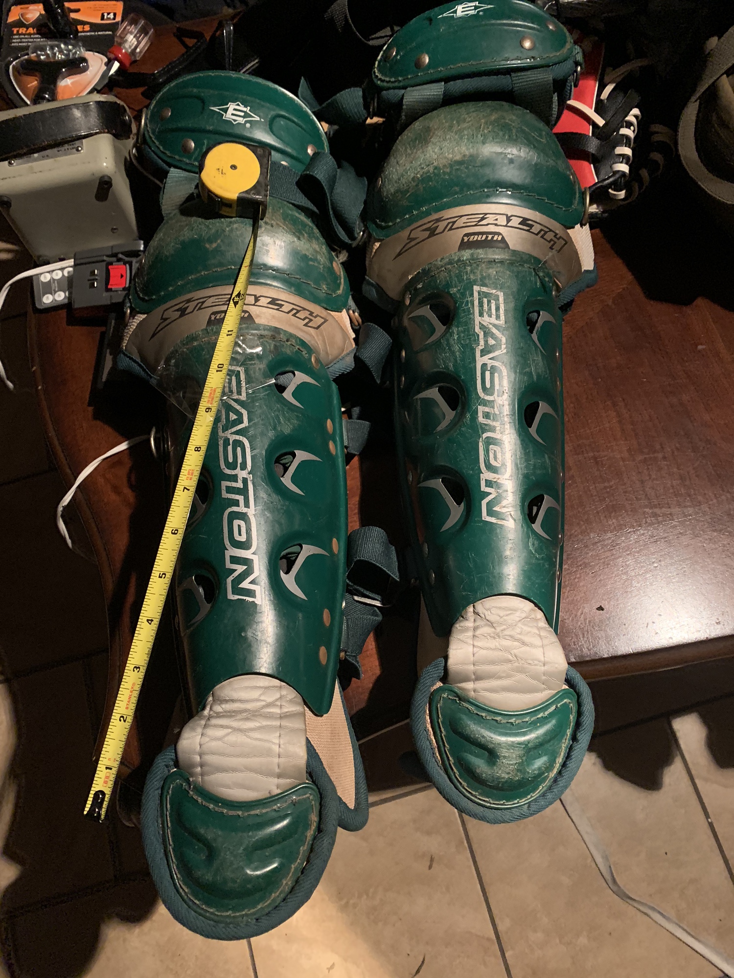 Used Easton Stealth Leg Guards And Easton Knee Savers | SidelineSwap