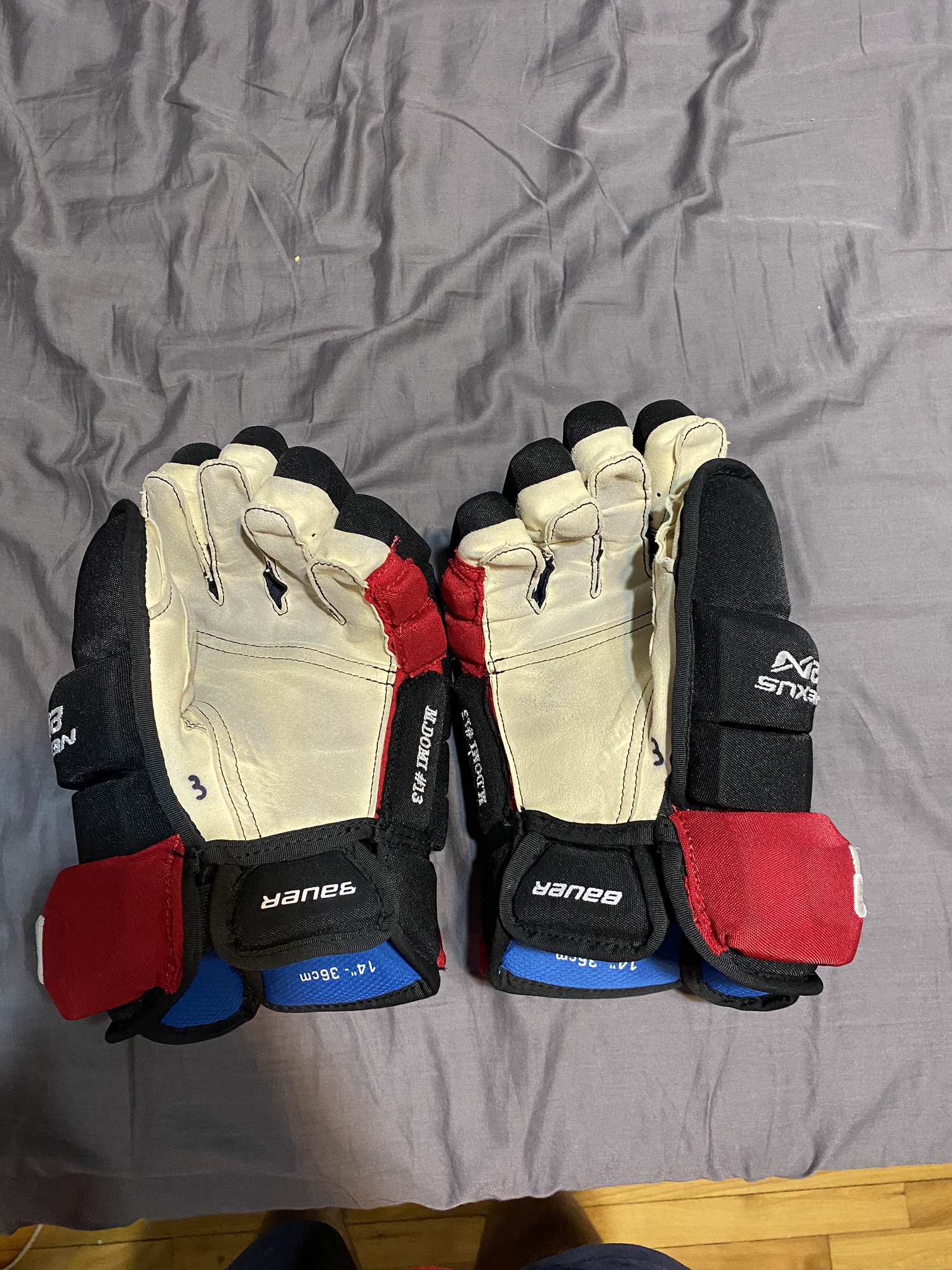 Pro Stock Carolina Hurricanes Third Bauer Kane Specs short cuff Pro ...