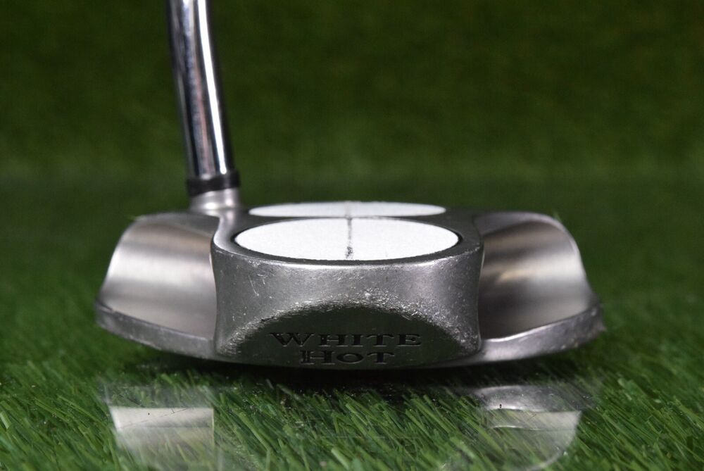 ODYSSEY WHITE HOT 2 BALL 32” MALLET PUTTER W/ PINK WINN AVS GRIP ...