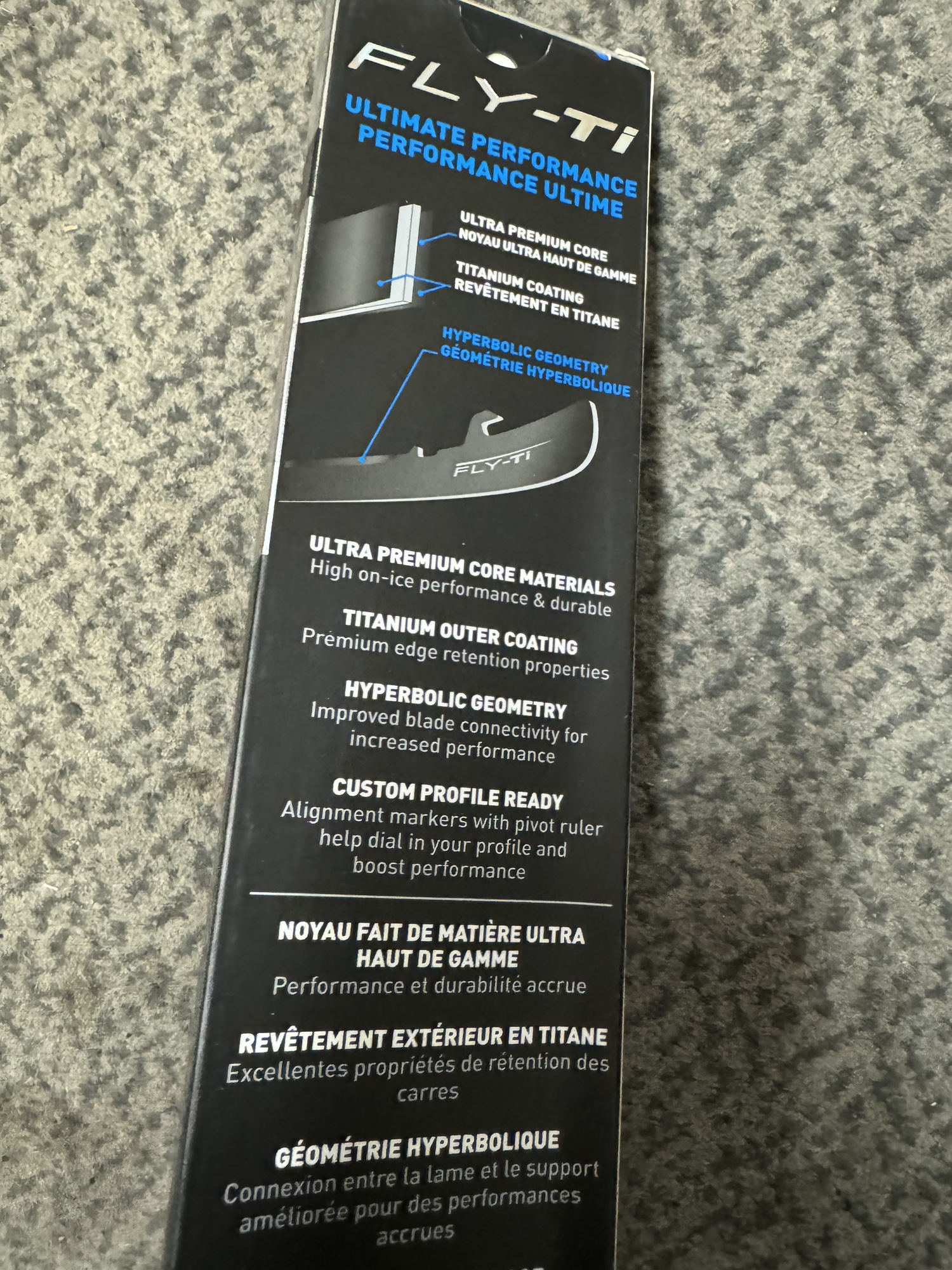 Bauer Fly-Ti size 5 (246 MM) blades | SidelineSwap