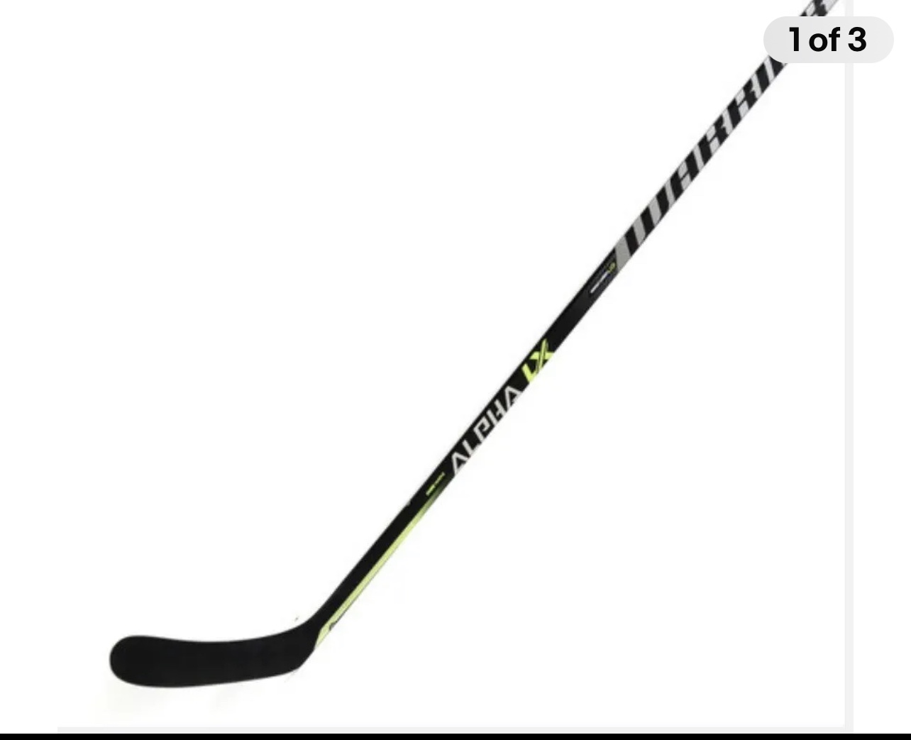 Warrior Right Alpha LX Pro Hockey Curve W05 PRO STOCK Flex 65 NEW ...