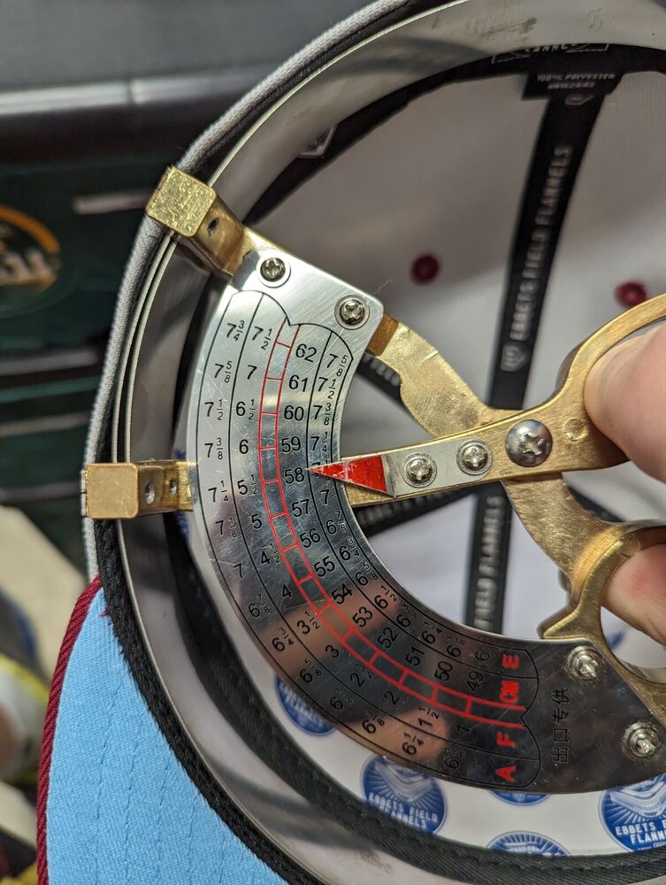 NWS Baltimore Elite Giants Ebbets Field Flannels Fitted Hat 7 1/4 ...