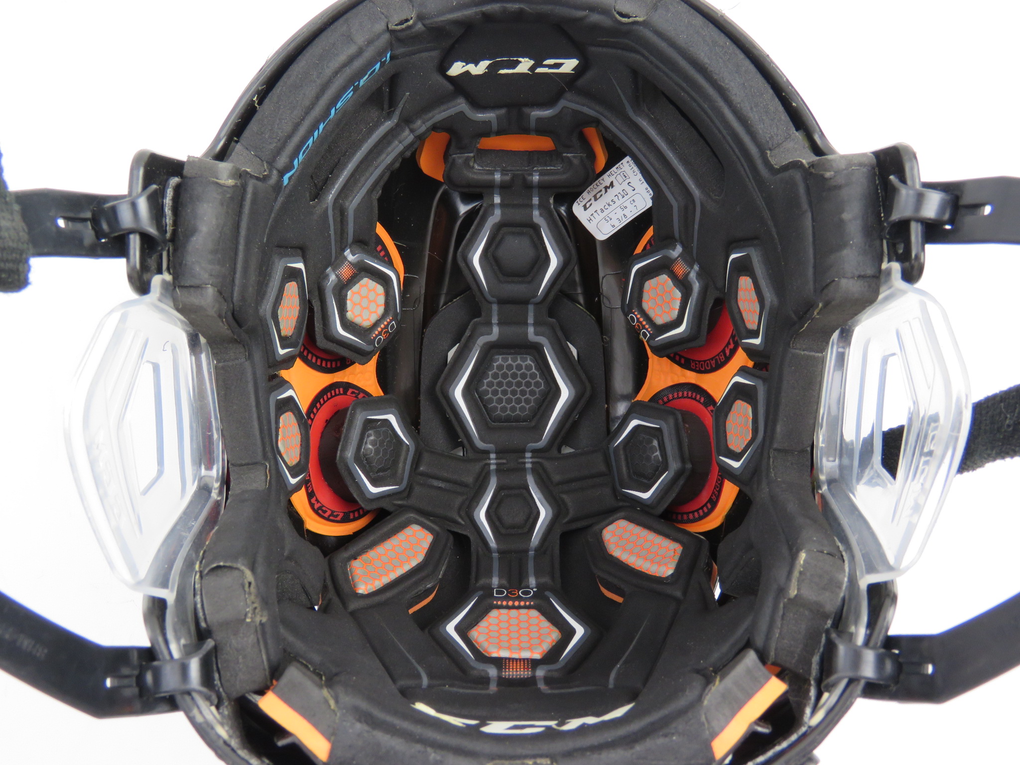 CCM Tacks 710 Pro Stock Ice Hockey Player Helmet Black Size Small ...