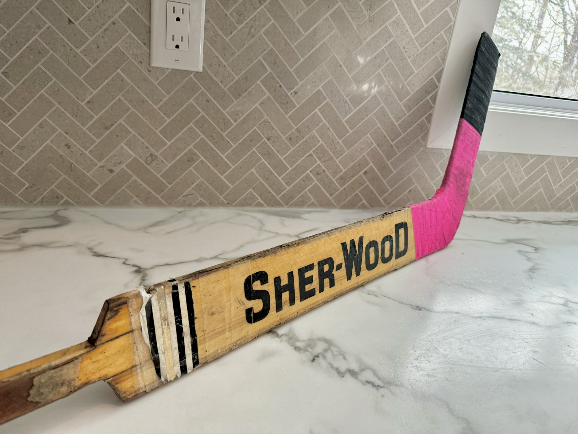 Retro SHER-WOOD Goalie Stick! | SidelineSwap