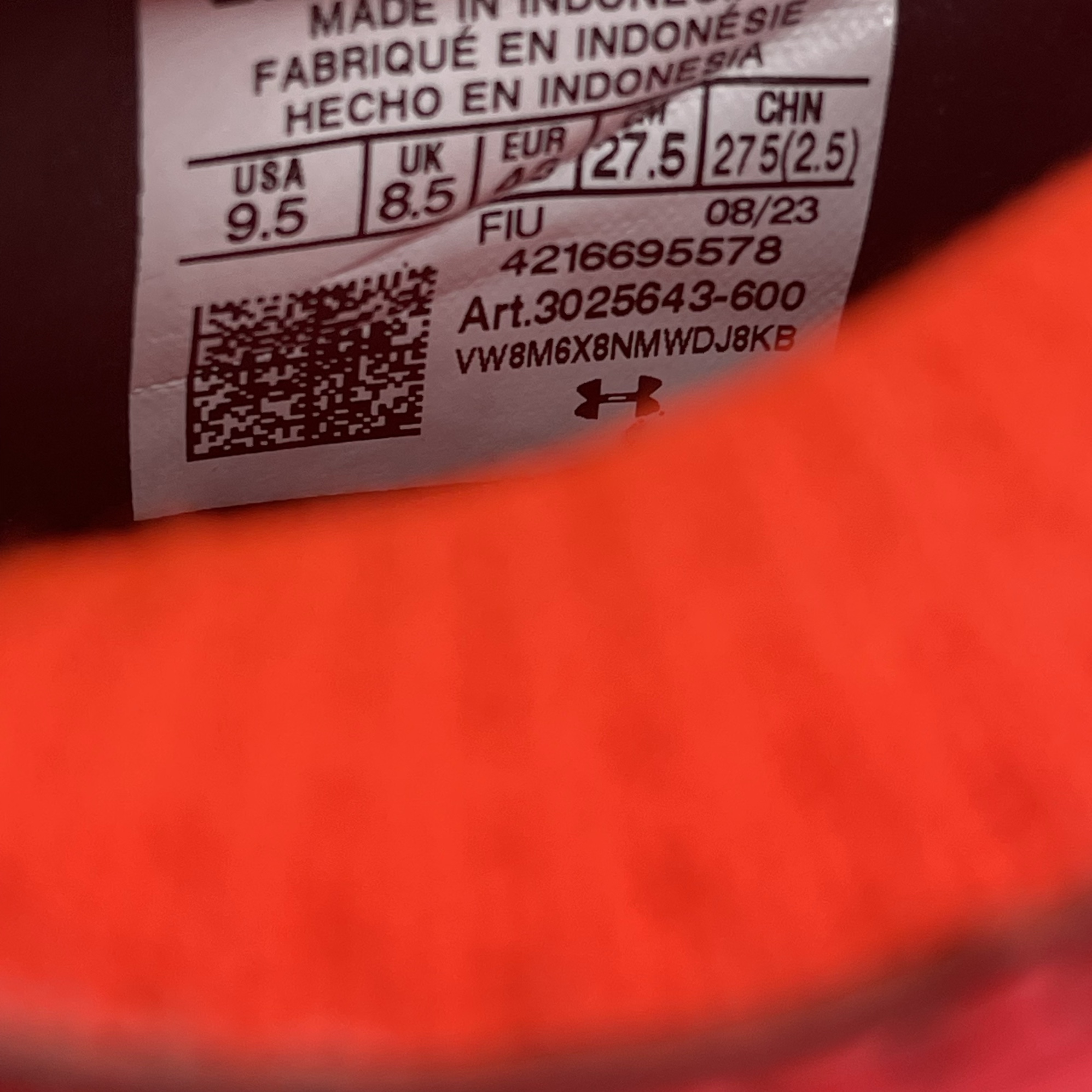 Under Armour Shadow Pro FG Soccer Cleats Carbon Fiber 3025643-600 Men’s ...