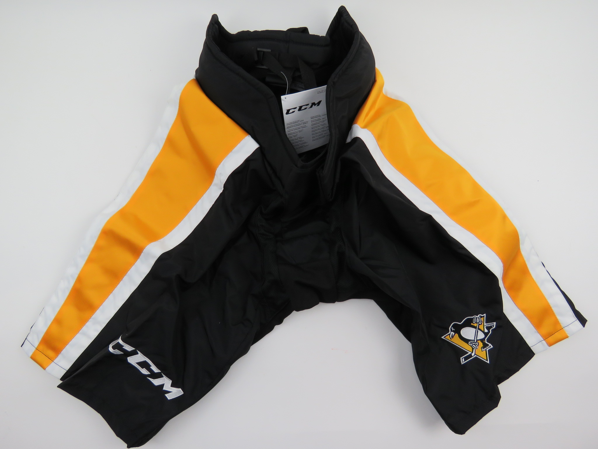 New CCM Pittsburgh Penguins NHL Pro Stock Hockey Player Girdle Pant ...