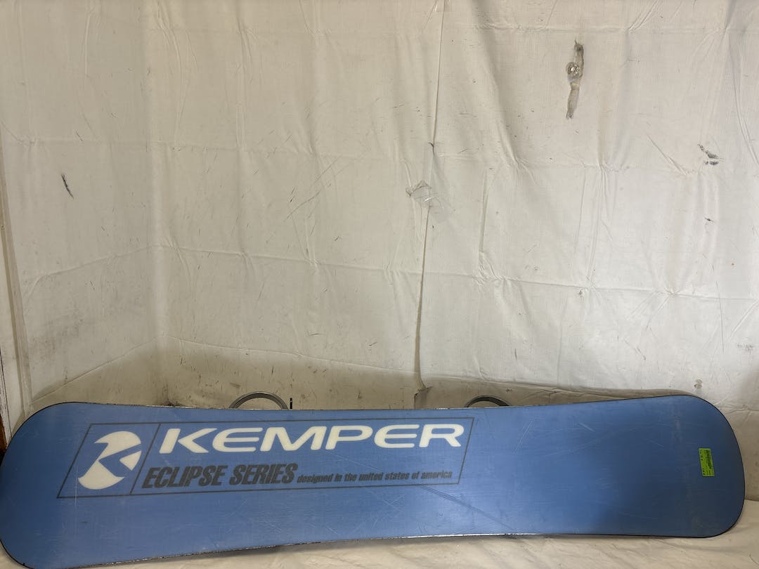 Used Kemper Eclipse 155 Cm Snowboard W Liquid Ls3 Bindings | SidelineSwap