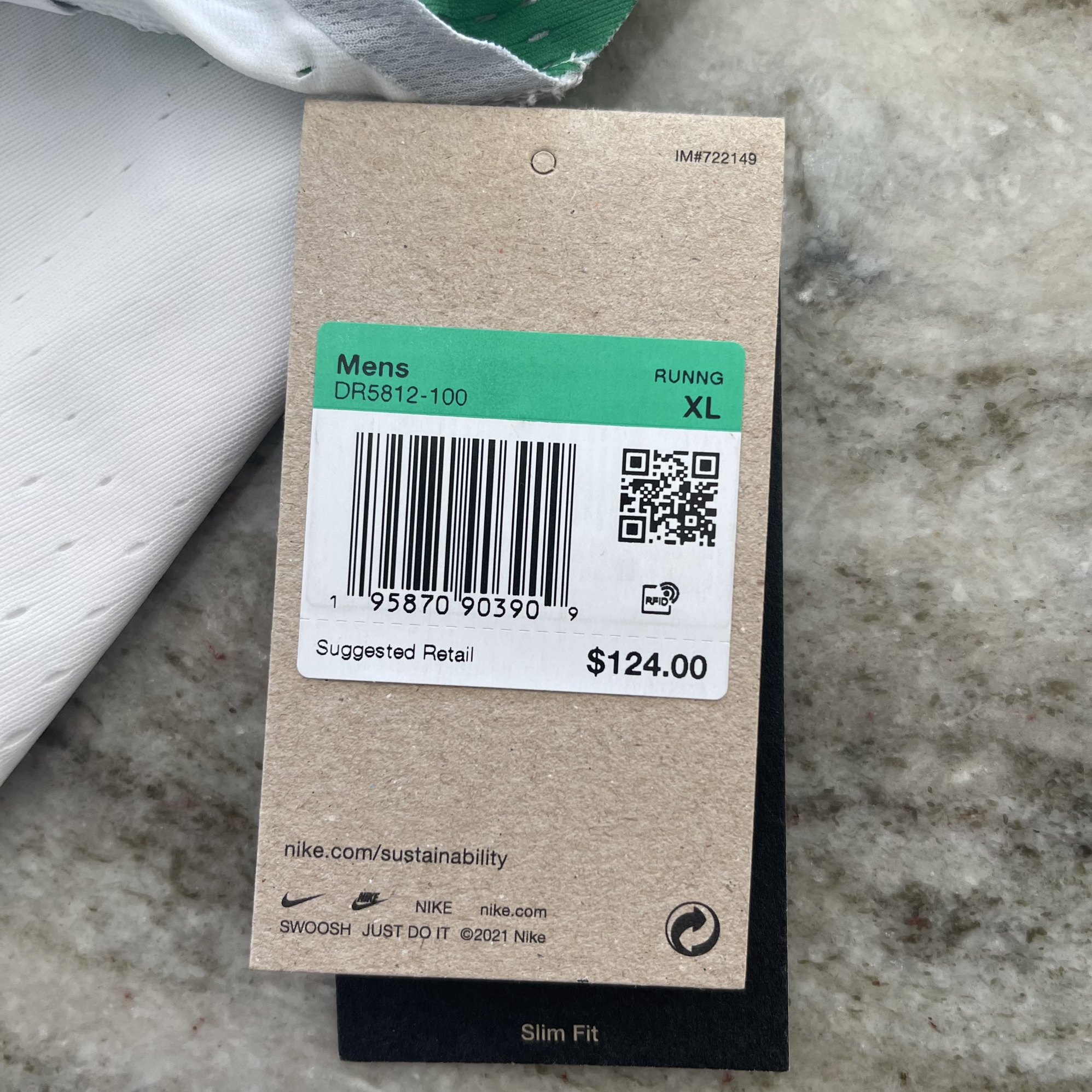 Nike Dri-Fit ADV Oregon Track Club Singlet White Green DR5812-100 Men's ...