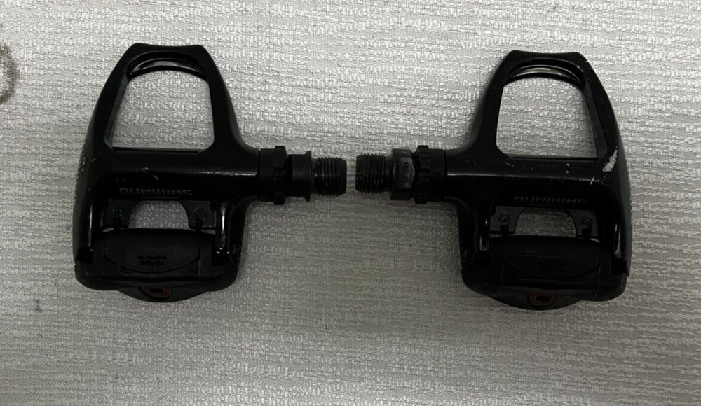 Shimano PD-R540 Black Aluminum Clipless Road Bike Pedals 9/16" Spindle ...