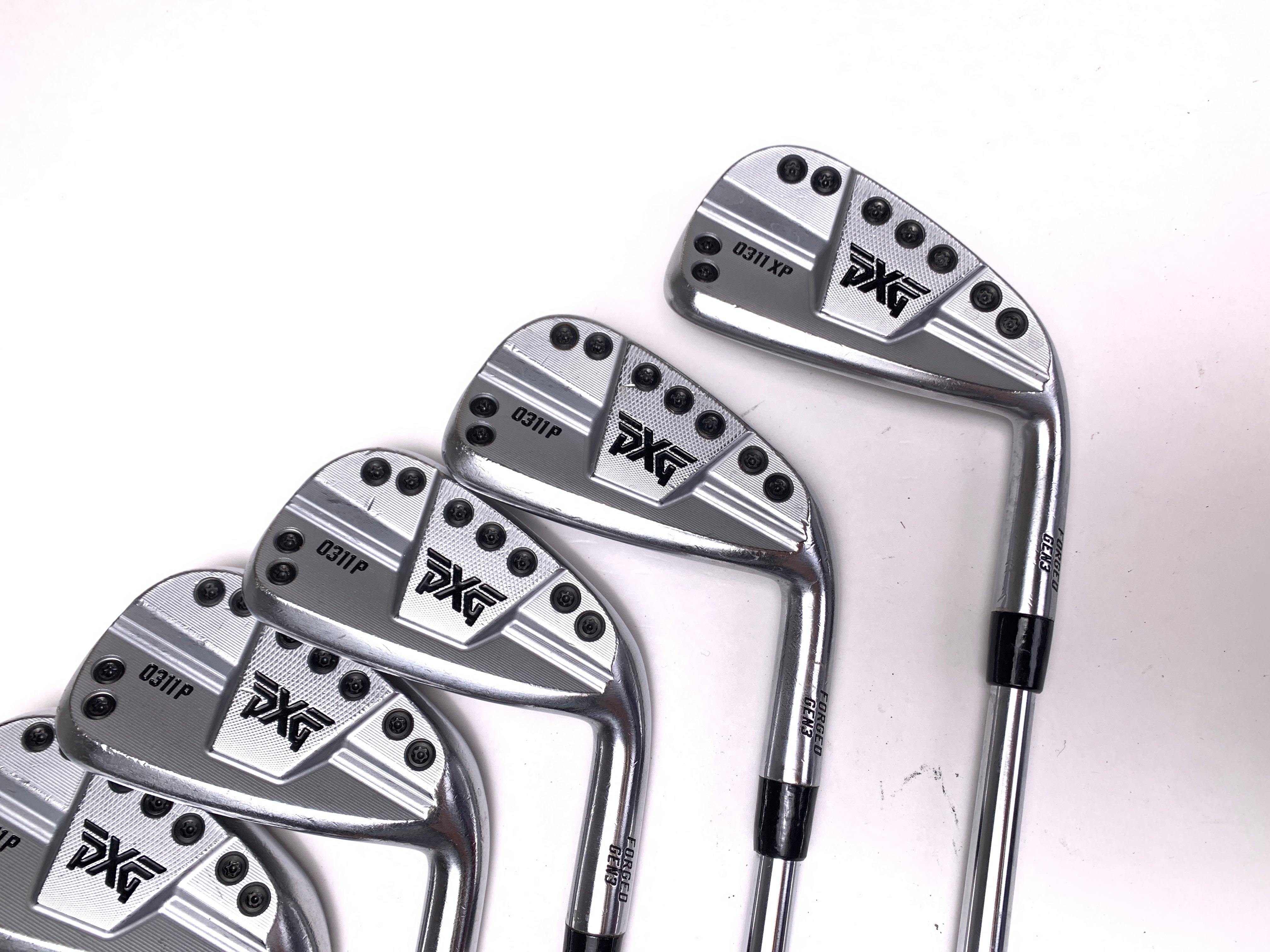 PXG 0311 P GEN3 Iron Set 5-PW+AW Project X Rifle Precision Stiff Steel ...