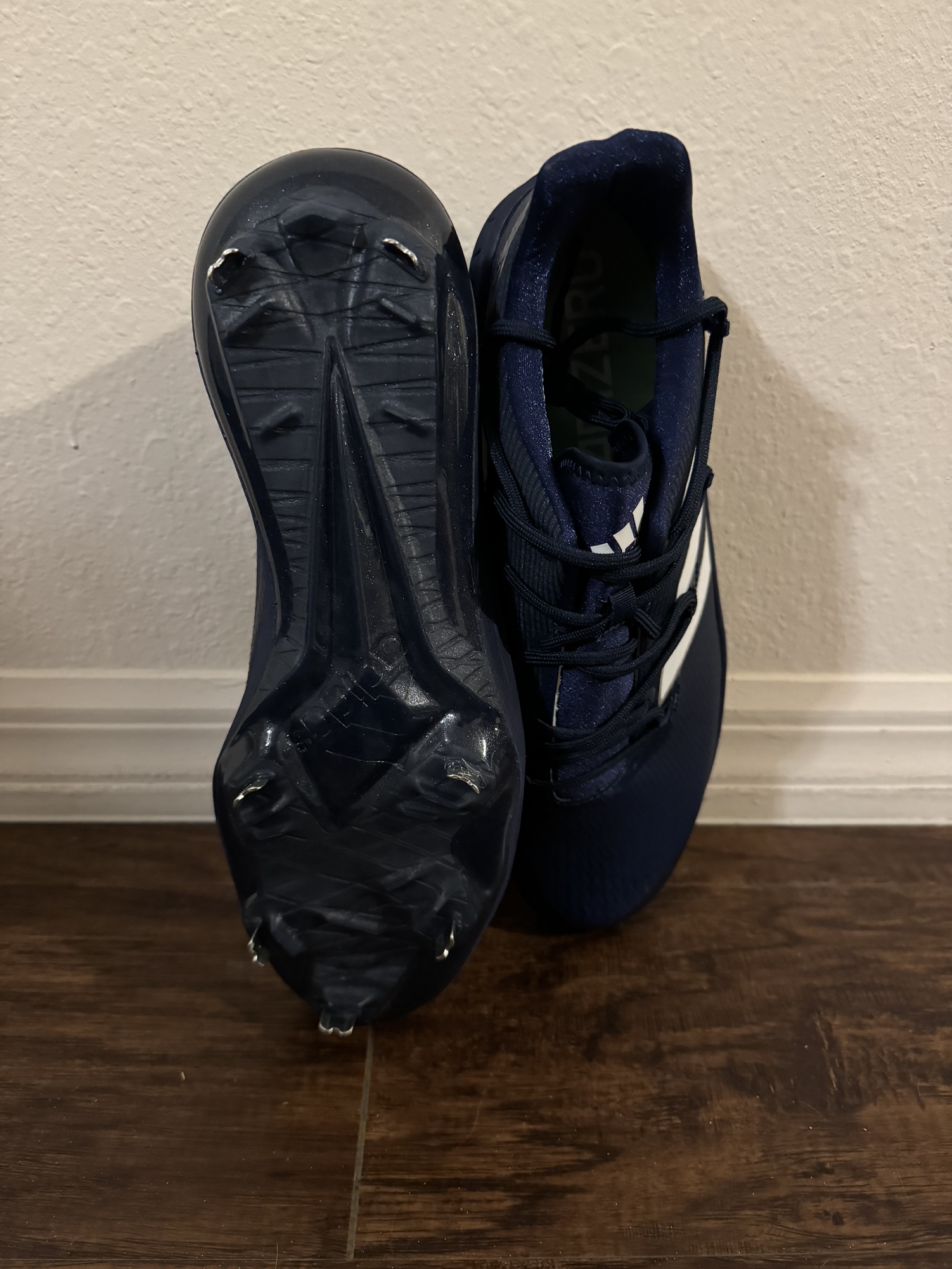 Adidas Adizero Afterburner 8 Navy Metal Baseball Cleats Size 12.5 ...