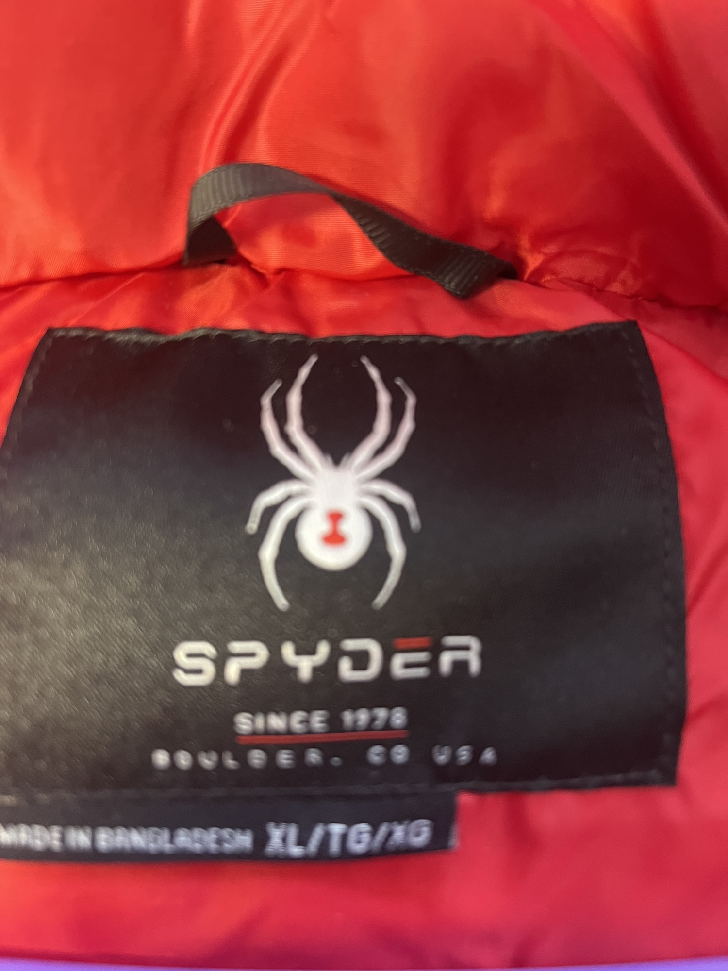 Red Used Adult Unisex Spyder Jacket | SidelineSwap