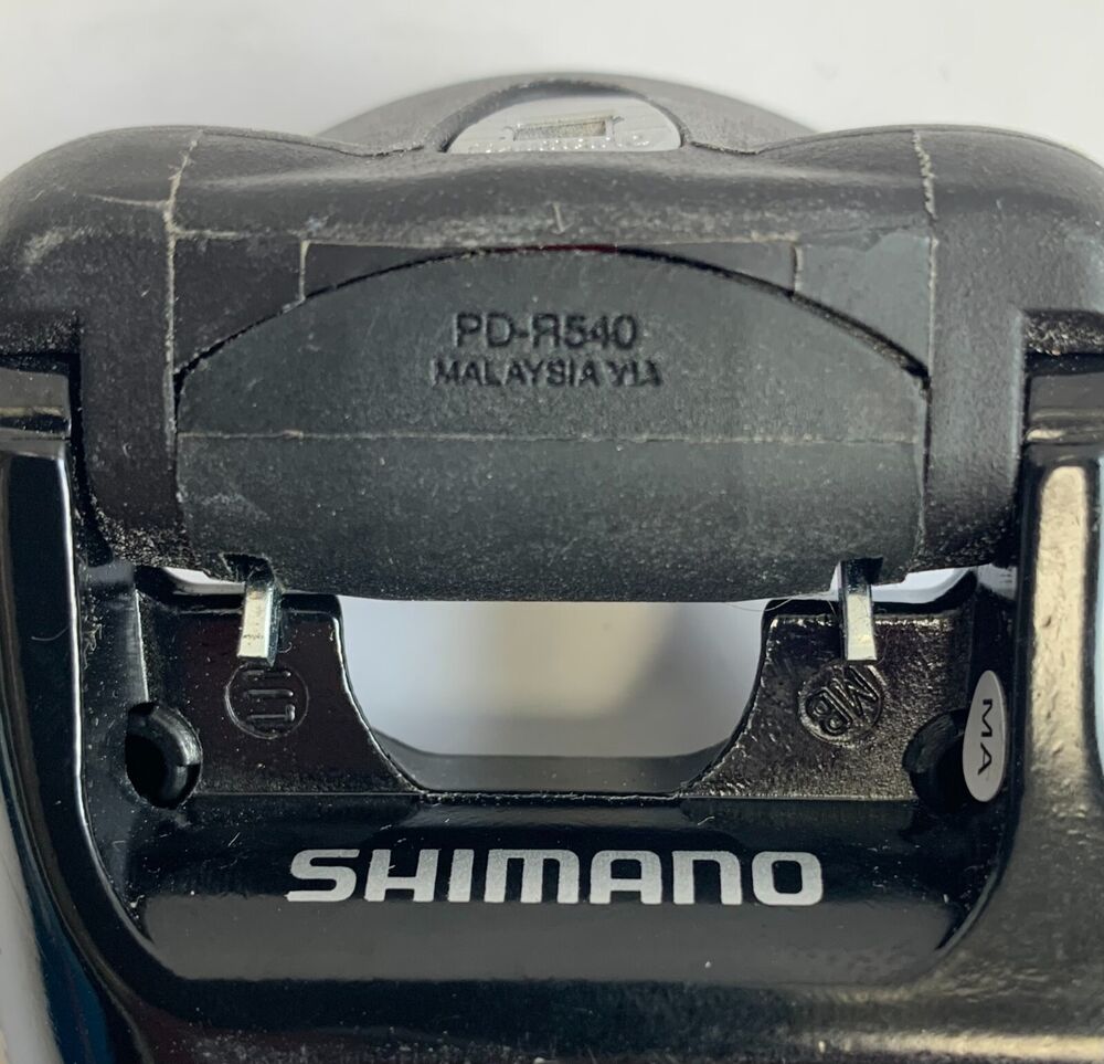 Shimano R540 Light Action Pedals road bike with SH11 Cleats clipless ...