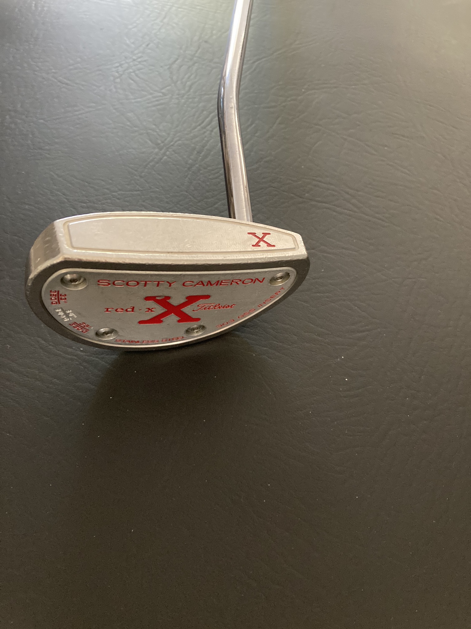 Scotty Cameron Red X putter with cover | SidelineSwap
