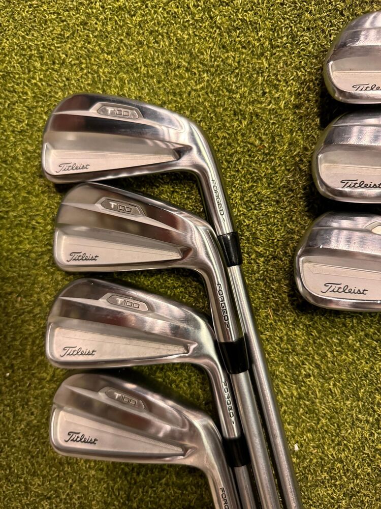 Titleist T100 4-PW Iron Set, Project X IO Stiff Flex, RH | SidelineSwap