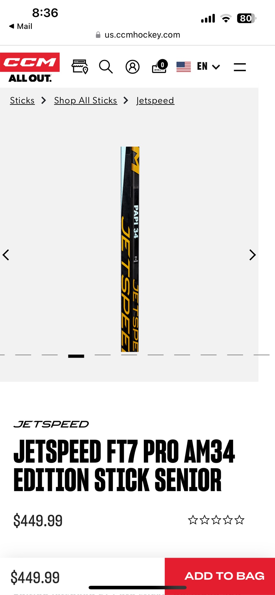 CCM Jetspeed FT7 pro | SidelineSwap