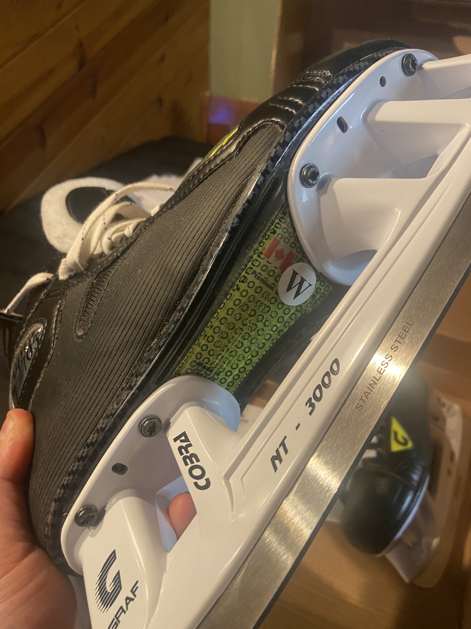 *RARE* NIB* Senior Graf Wide Width 7.5 Supra 705 Hockey Skates ...