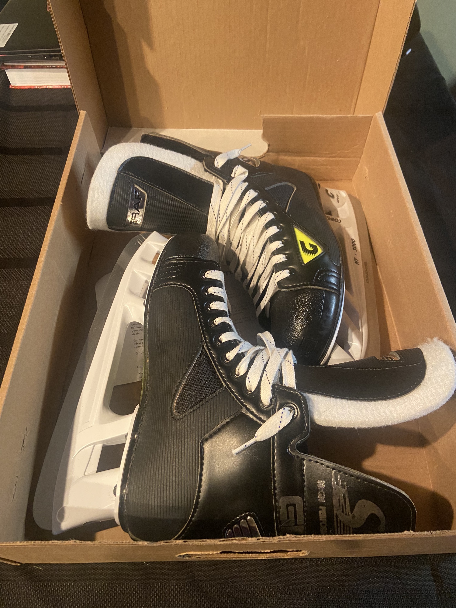 *RARE* NIB* Senior Graf Wide Width 7.5 Supra 705 Hockey Skates ...