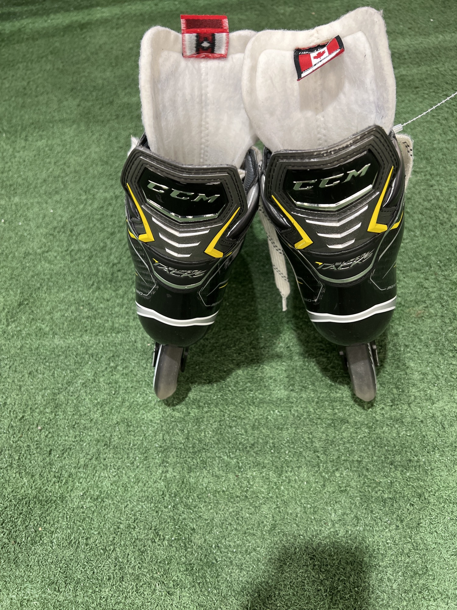 Used Senior CCM Super Tacks AS1 Inline Skates Size 7 with 2 Pairs of ...