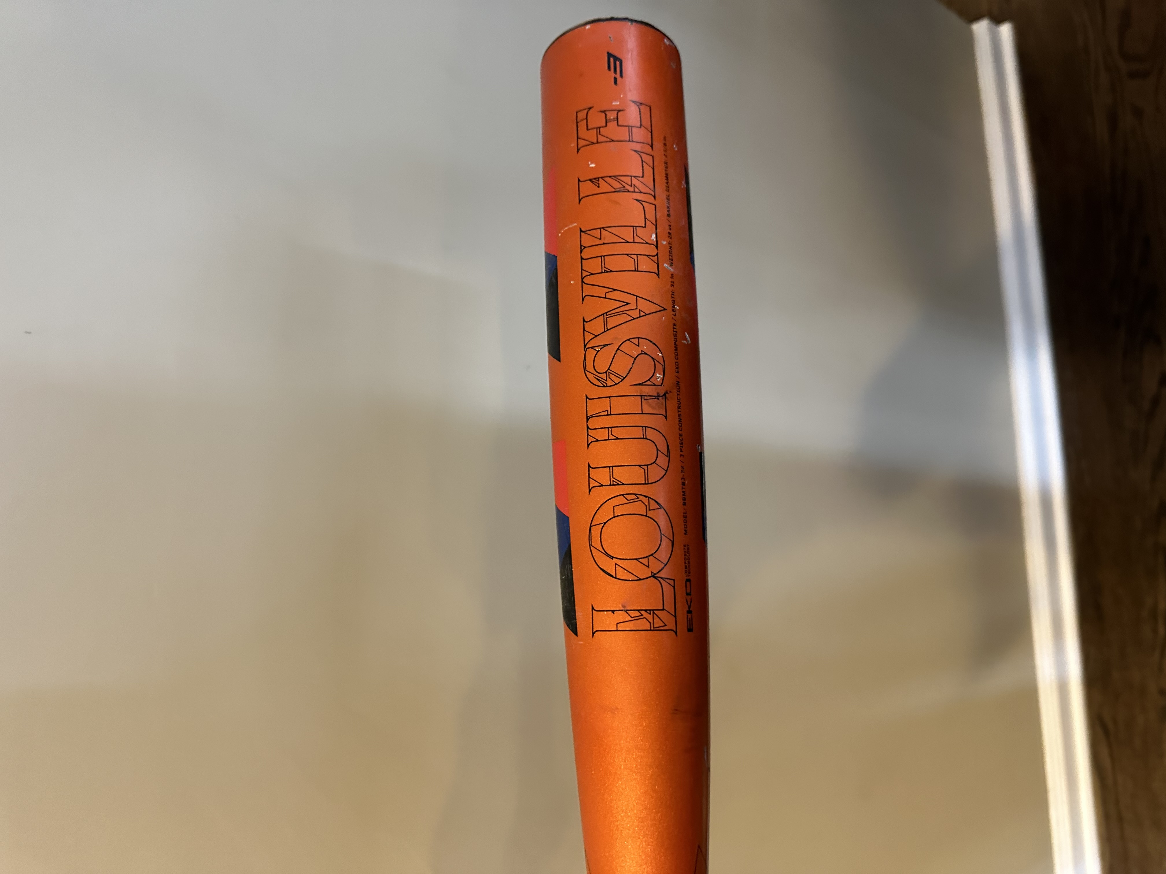 Used BBCOR Certified 2022 Louisville Slugger Composite Meta Bat (-3) 28 ...