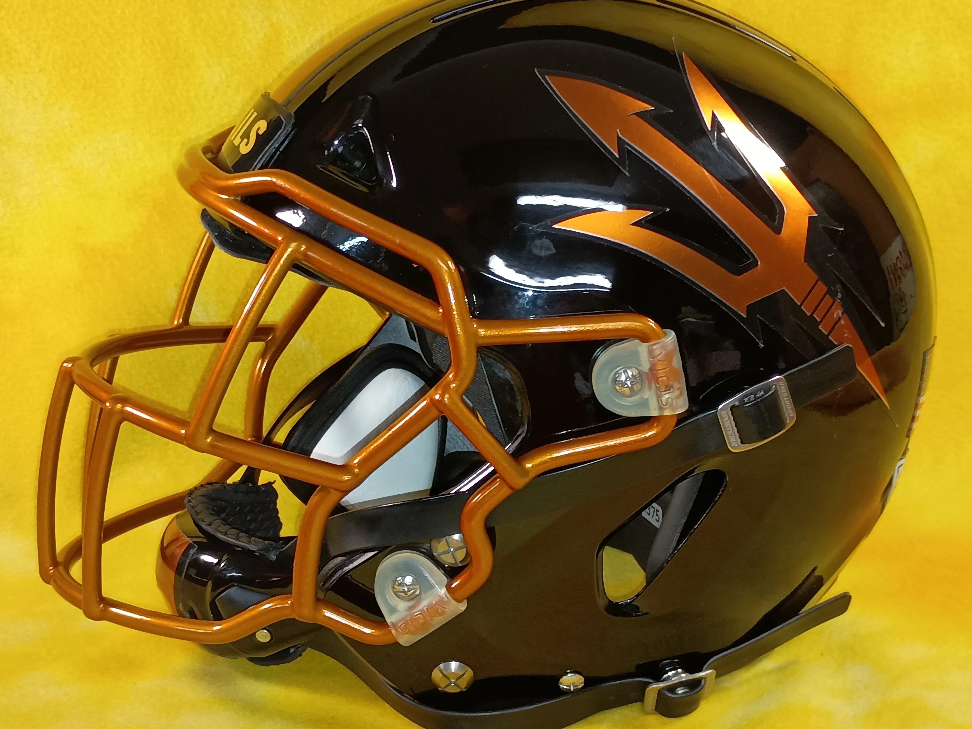 Unique! Arizona State Sun Devils Super custom fullsize football helmet ...