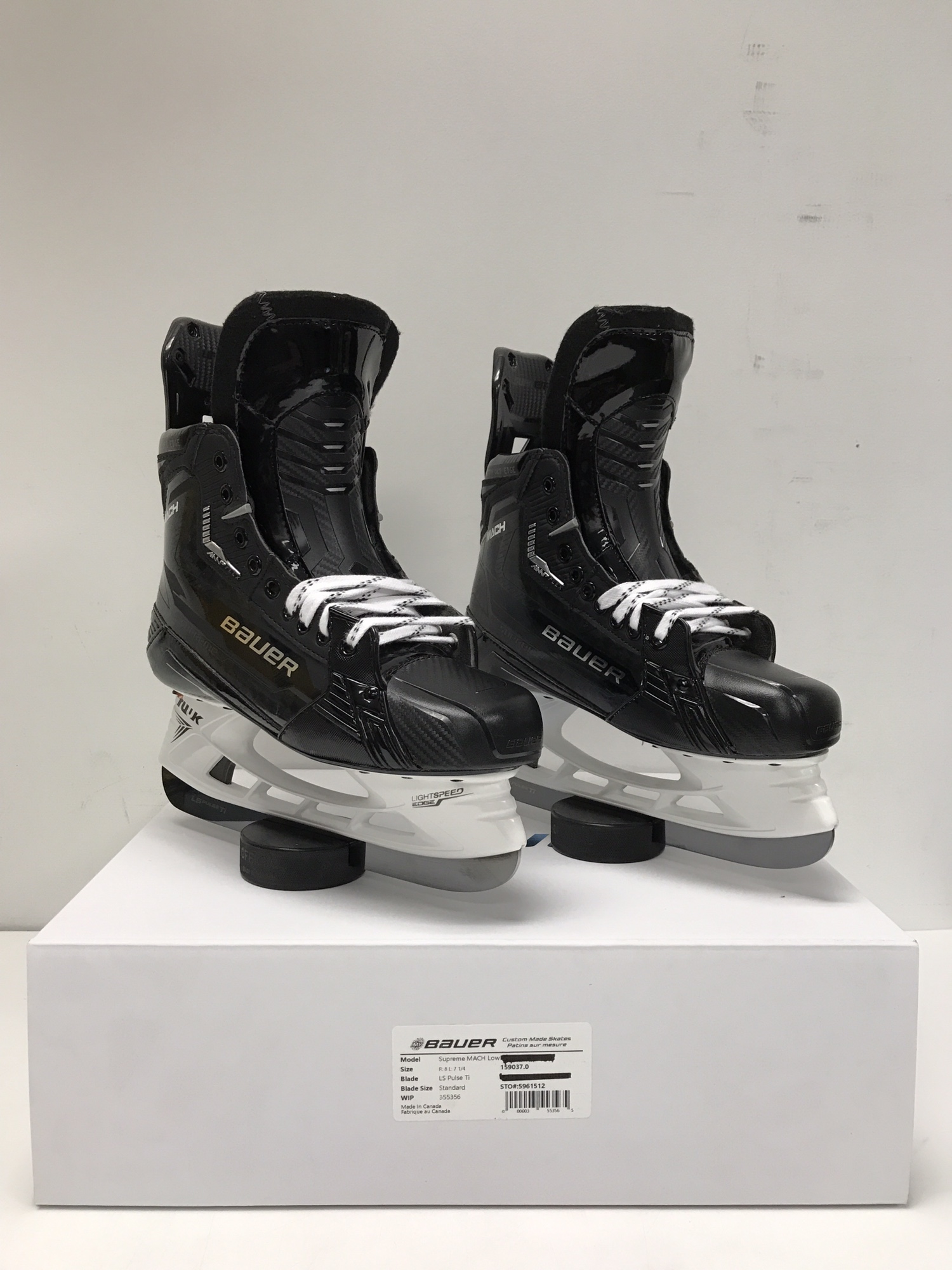 New!! Custom Bauer Mach Skates | SidelineSwap