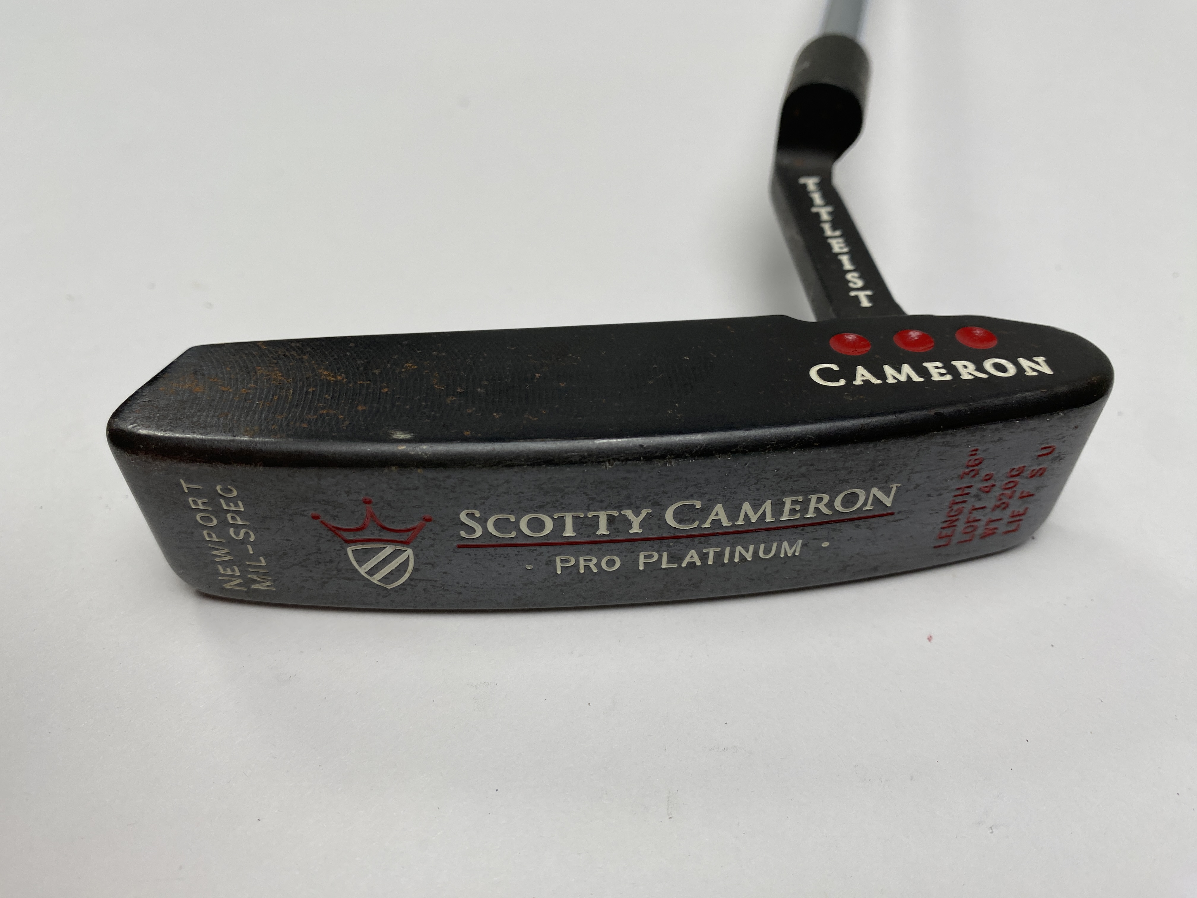 Scotty Cameron Pro Platinum Newport Mil-Spec Black Putter 34" Mens RH ...
