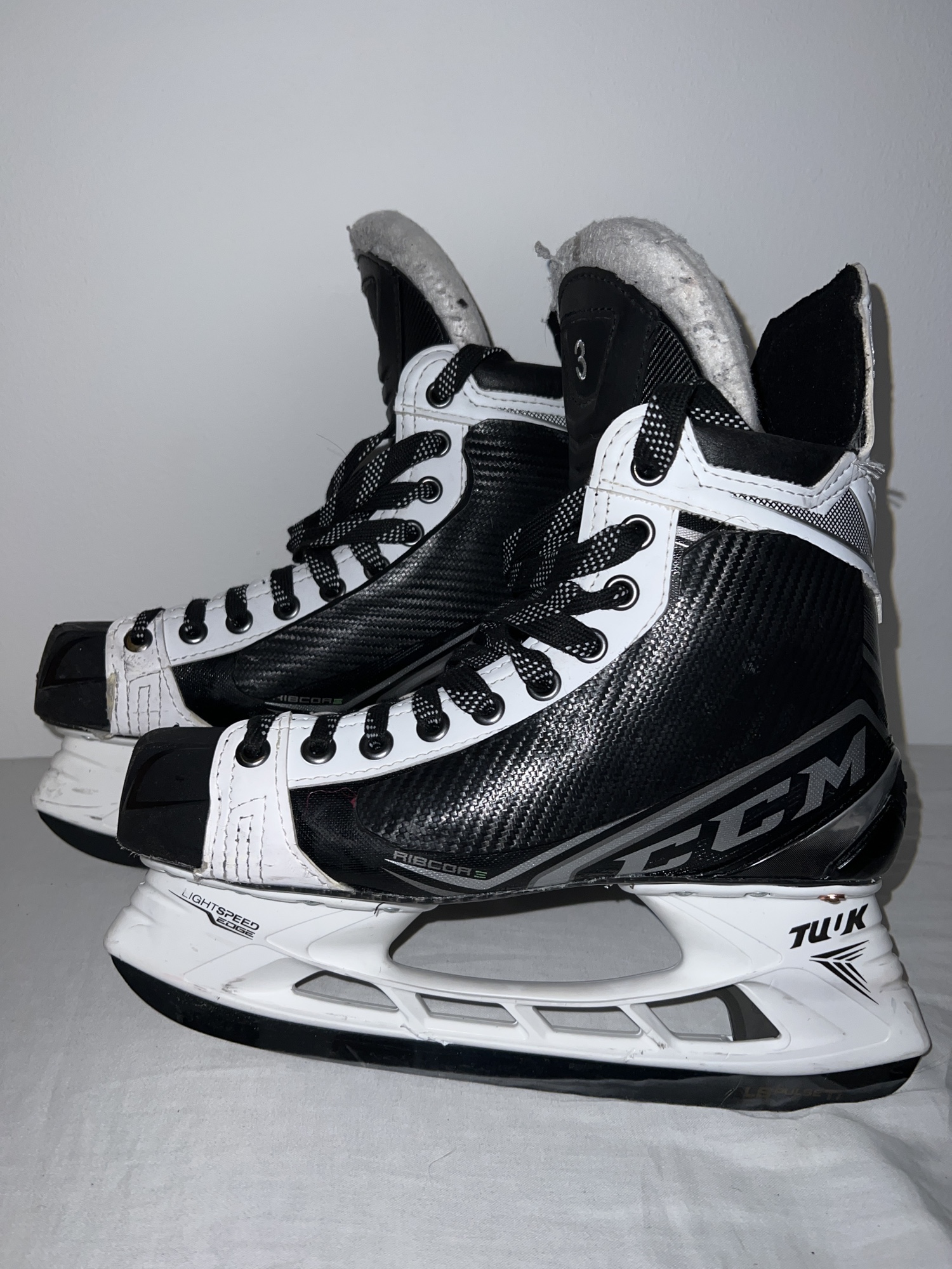 Custom CCM Ribcor 100k Pro skates (pro stock John klingberg) | SidelineSwap