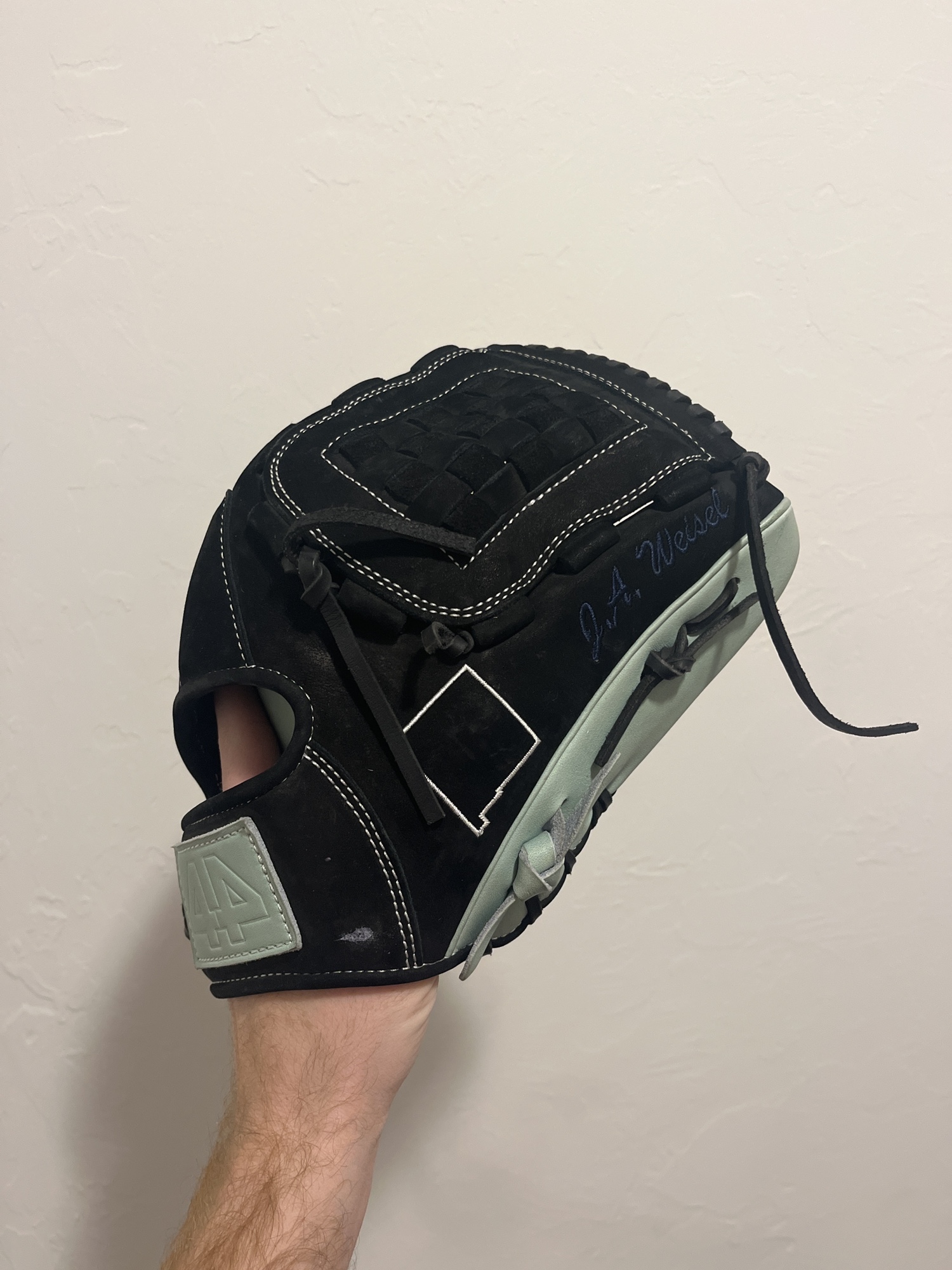 44 pro 12” suede baseball glove | SidelineSwap