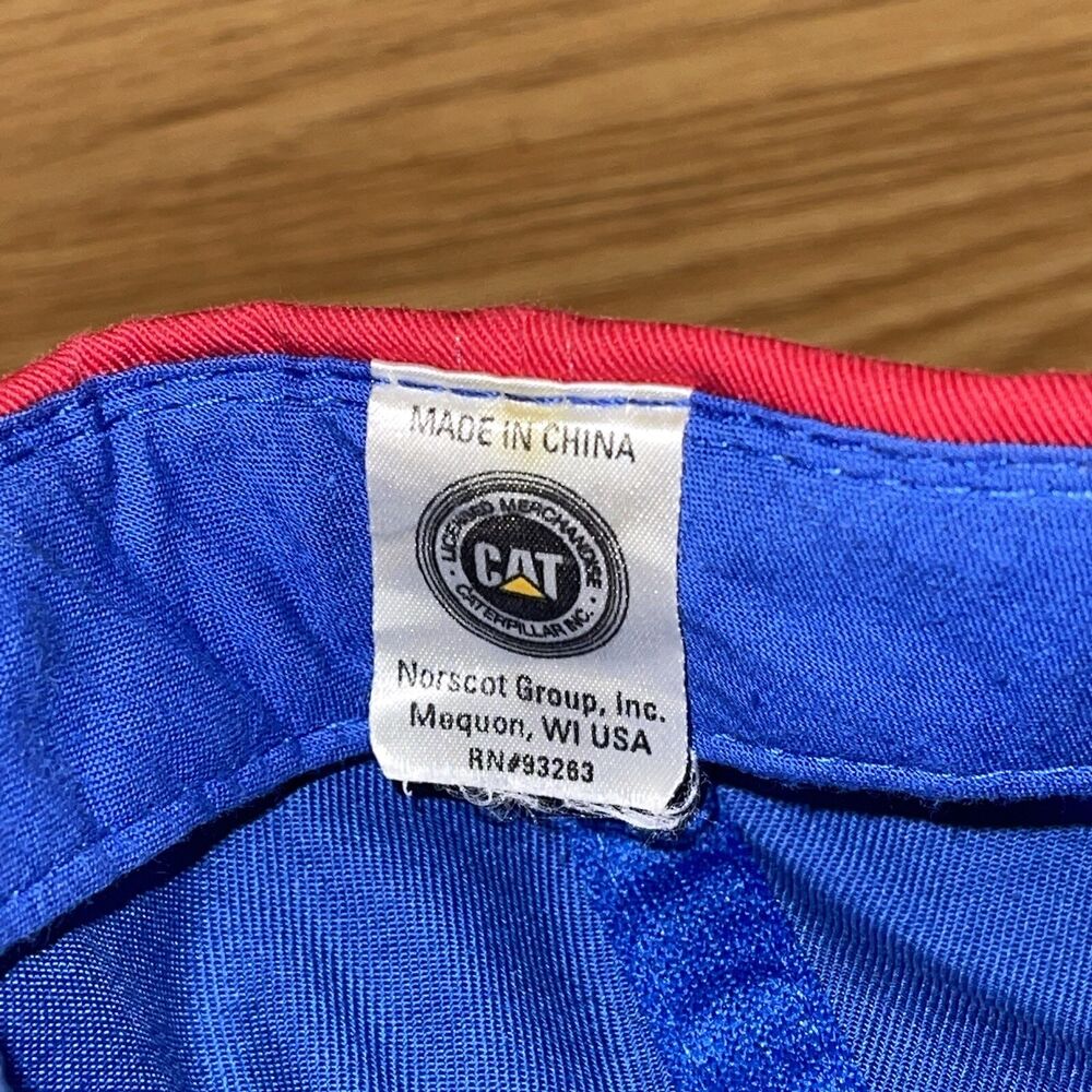 Vintage CAT Caterpillar Racing Nascar Snapback Hat Cap | SidelineSwap