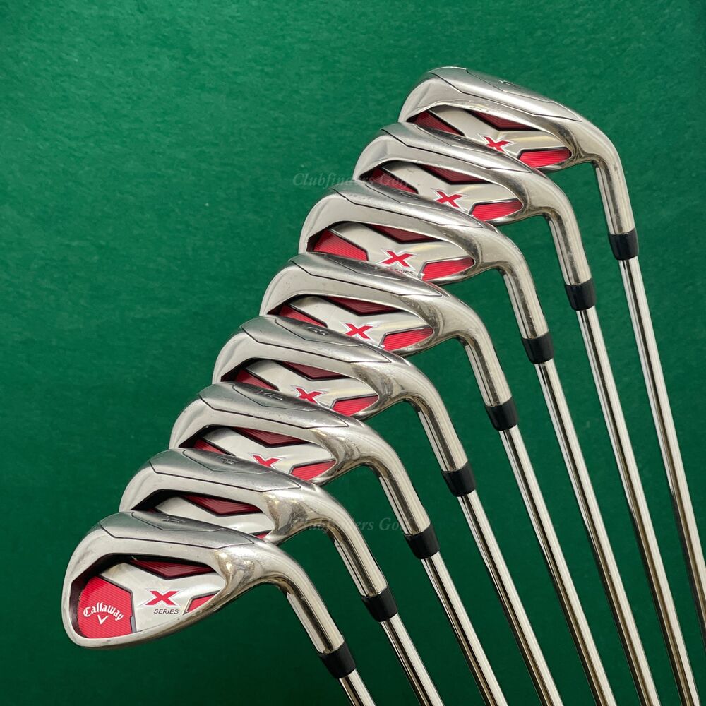 Callaway X-Series 2018 4-AW Iron Set Factory X-Series Steel Uniflex ...