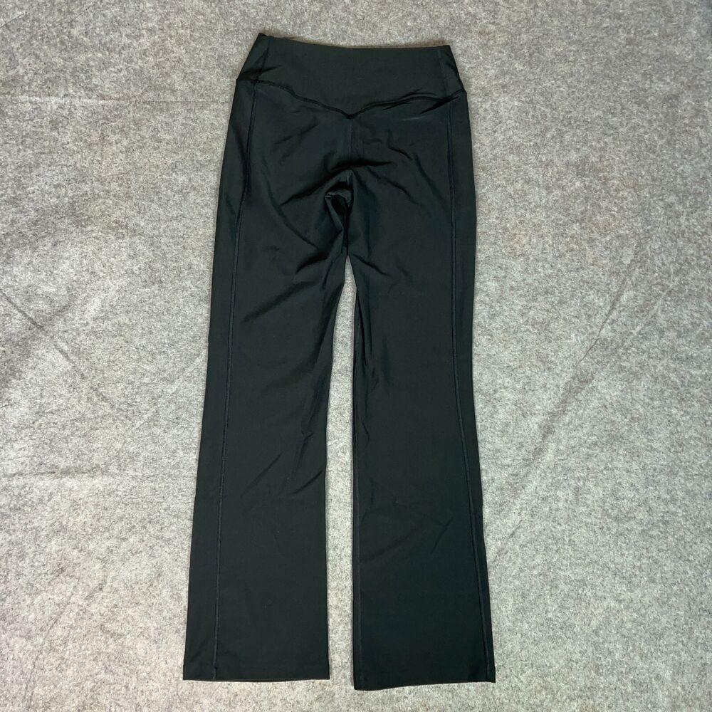 Nike Womens Pants Small Black Leggings Flare Stretch High Rise Performance Gym | SidelineSwap