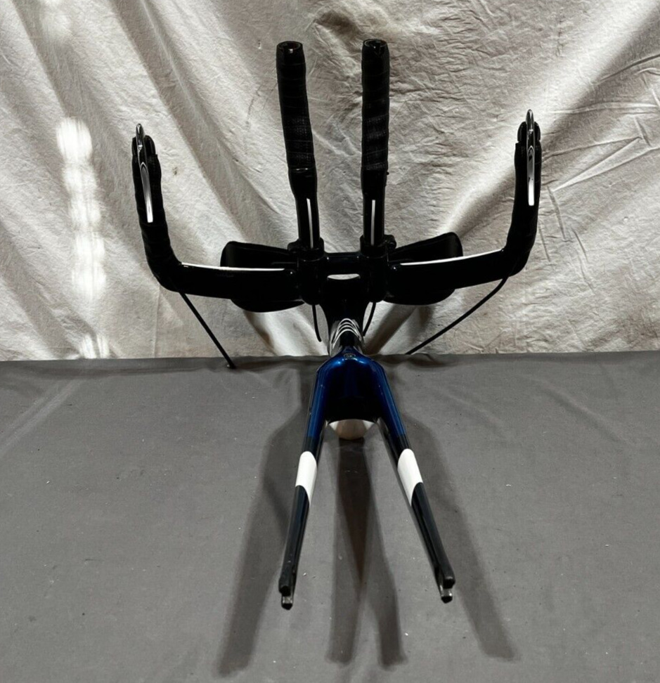 2012 Blue Aerus Triad SL Carbon Fork TRI B Wing Bar Profile ABS Carbon ...