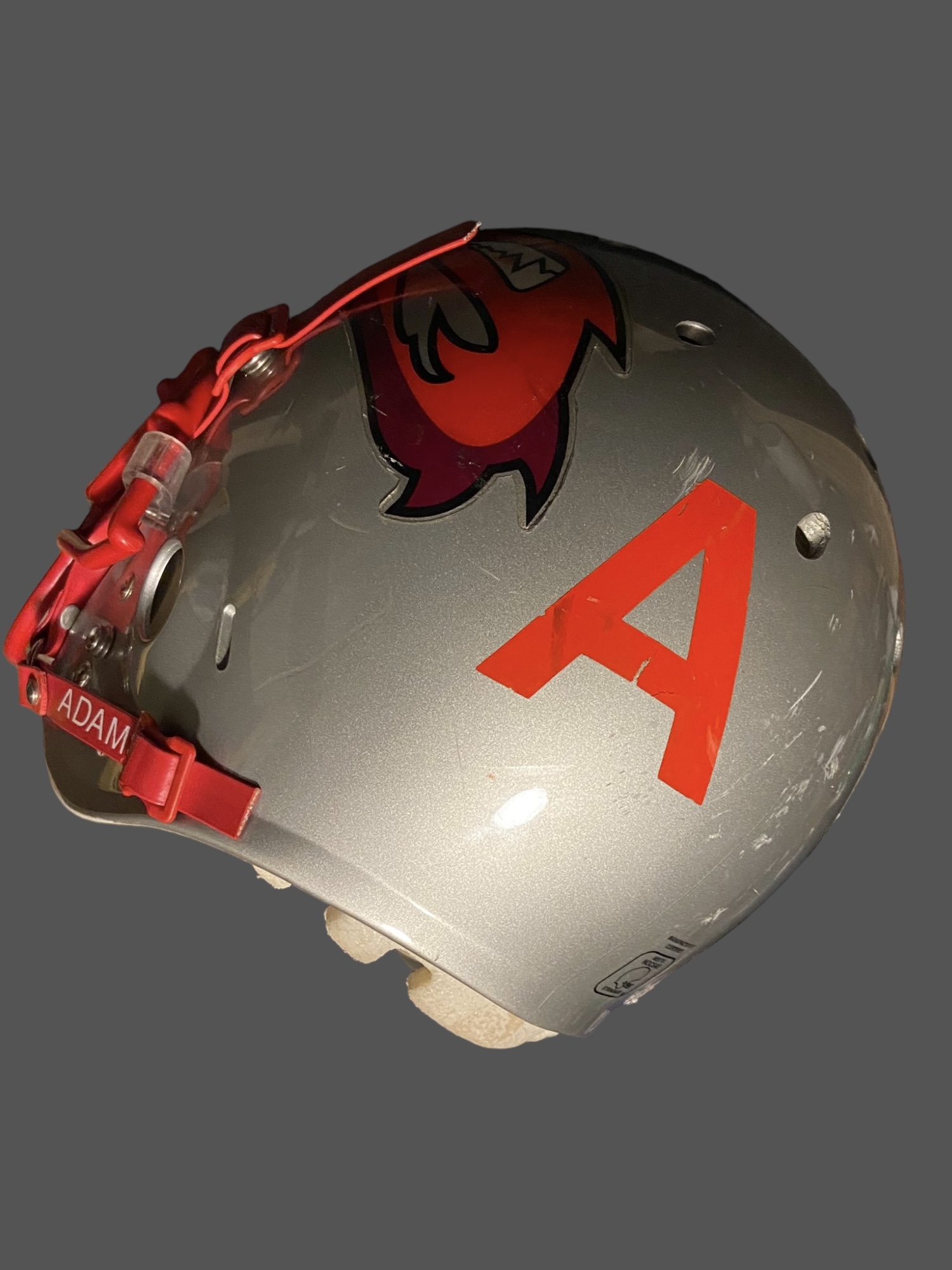 2005 Used Schutt Full Size Football Helmet with Adams Chin Strap ...