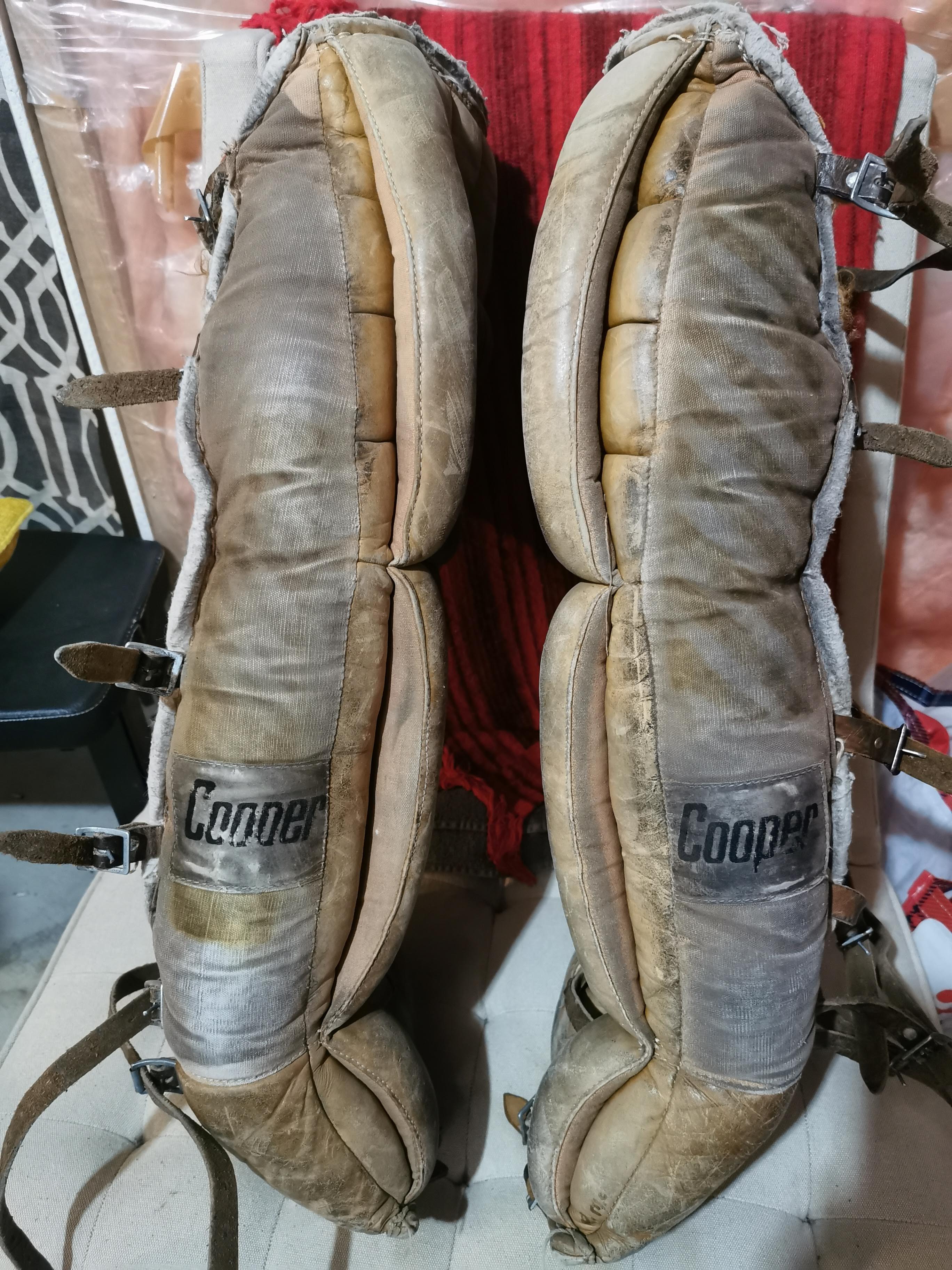 Vintage Cooper GP59 Goalie Leg Pads | SidelineSwap
