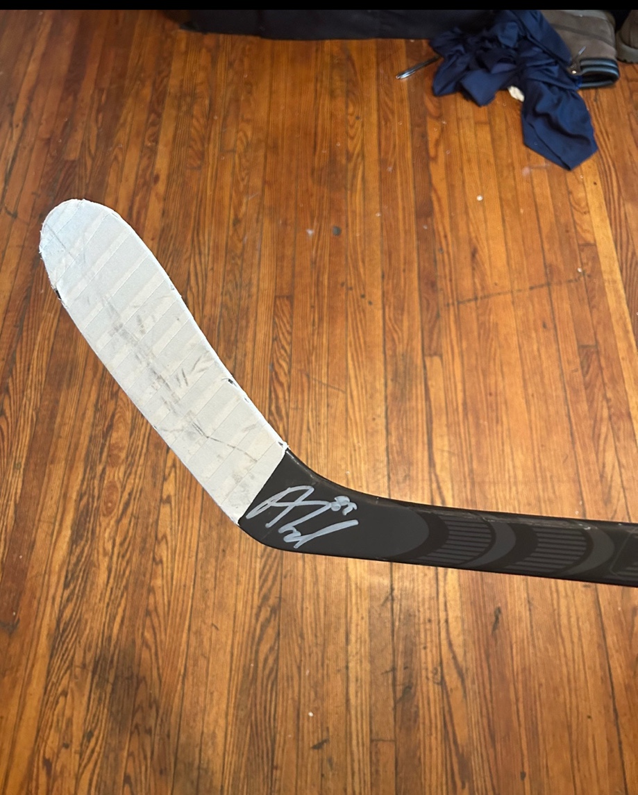 Alex Tuch Game Used CCM Jetspeed5Pro Autographed Stick | SidelineSwap