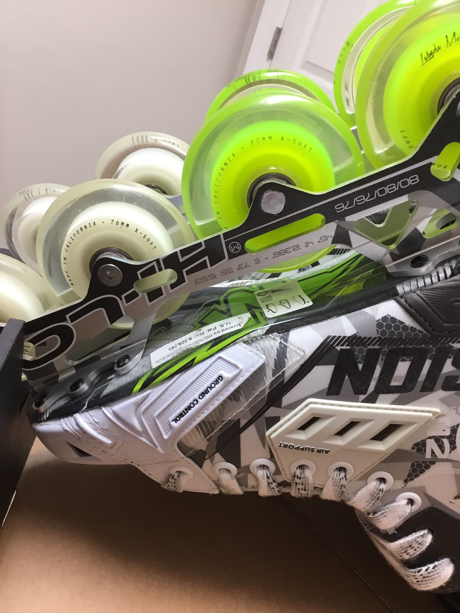 Mission Inhaler WM02 Sr Size 7 E In Line Hockey Skate | SidelineSwap