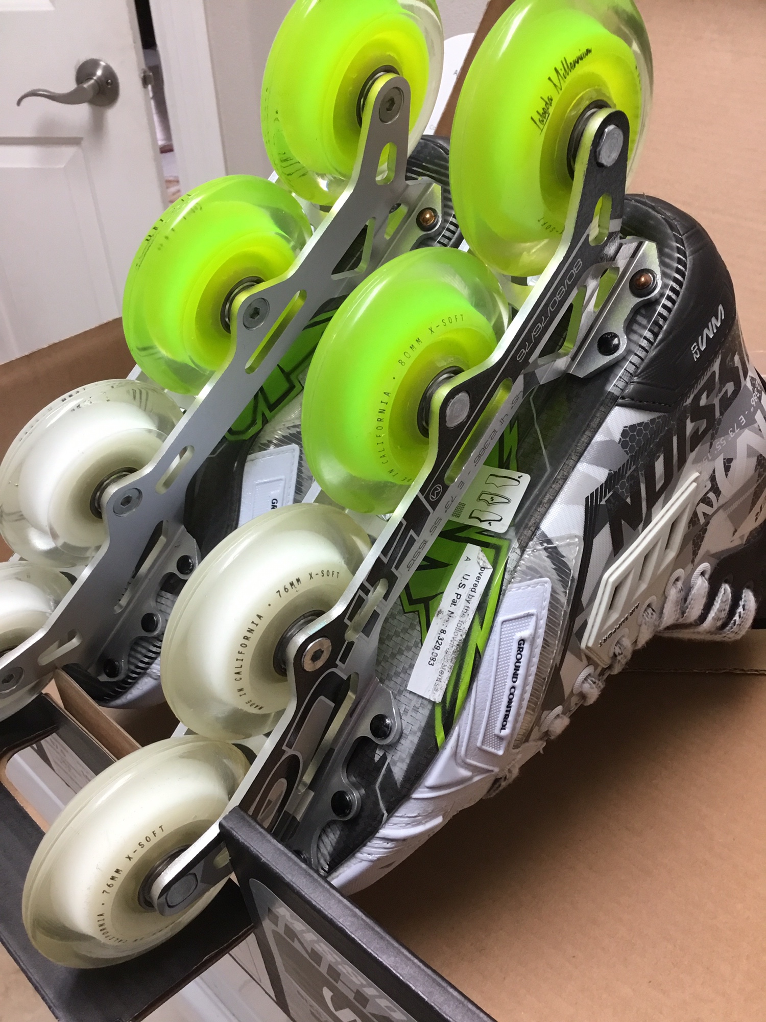 Mission Inhaler WM02 Sr Size 7 E In Line Hockey Skate | SidelineSwap