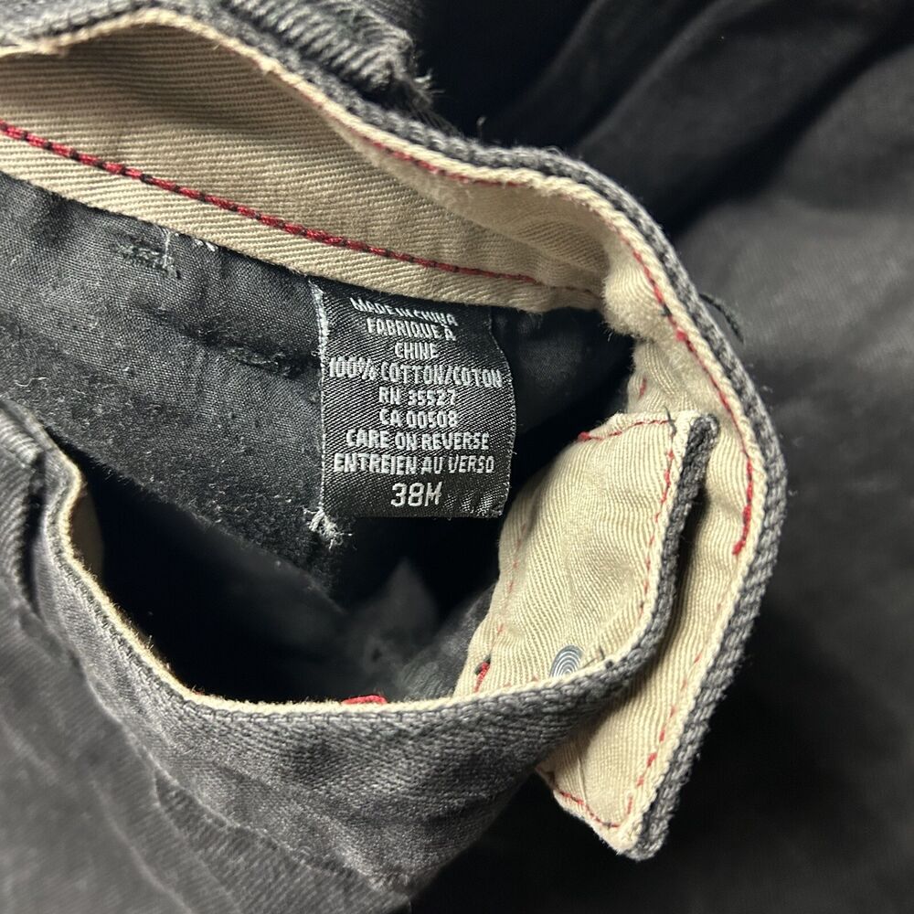 Y2K Marithe Francois Girbaud Black Denim Jeans Wide Leg Baggy 38x32 | SidelineSwap