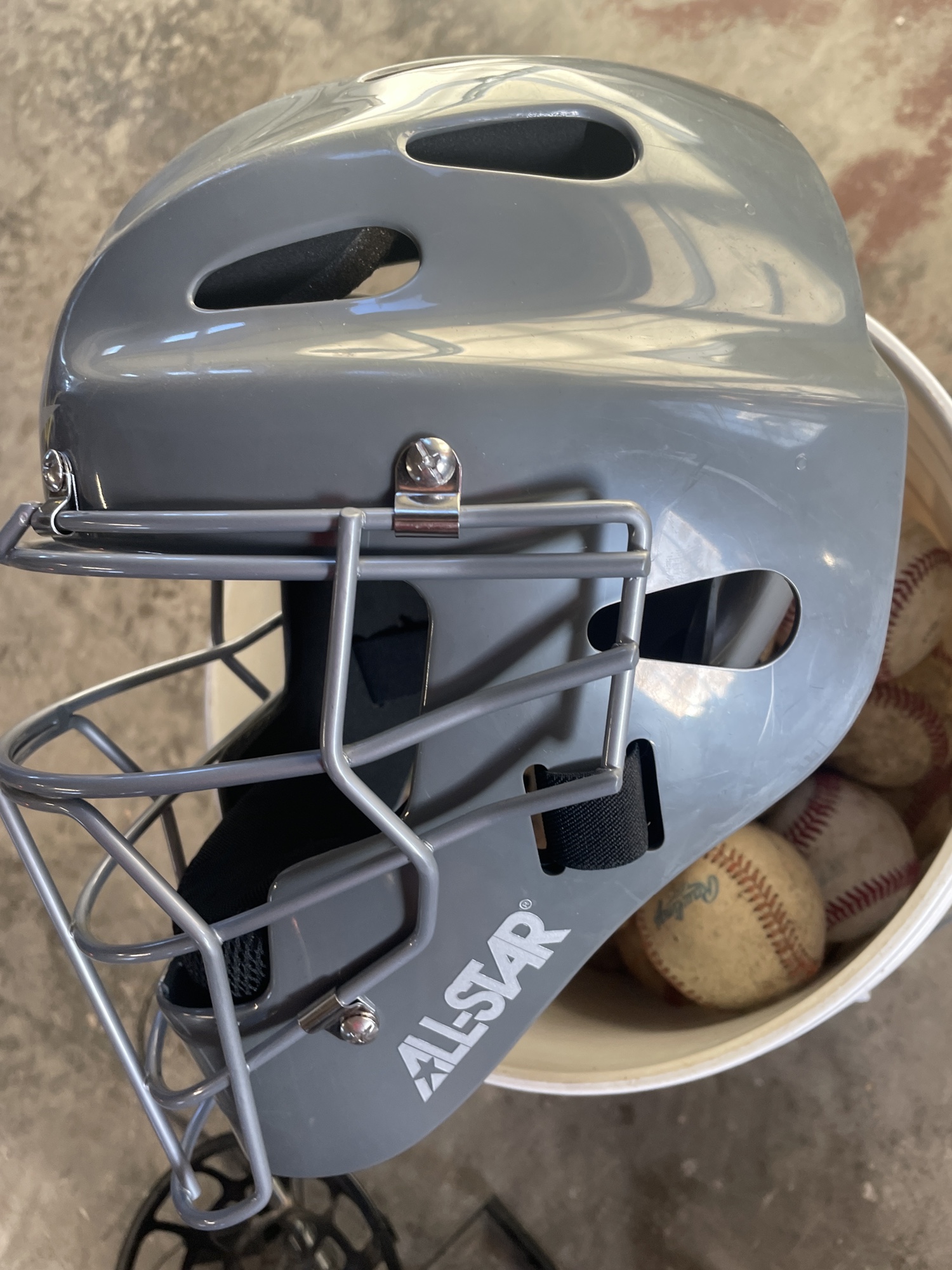 All Star mvp3-s youth catchers helmet (only Helmet) | SidelineSwap