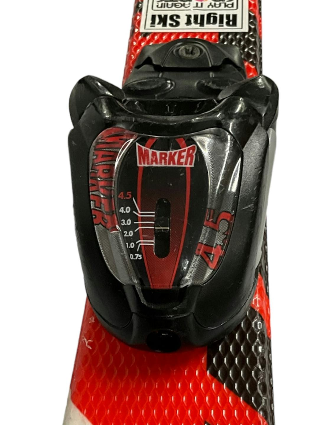 Used Atomic Race 5 110 Cm Junior Downhill Ski Combo | SidelineSwap