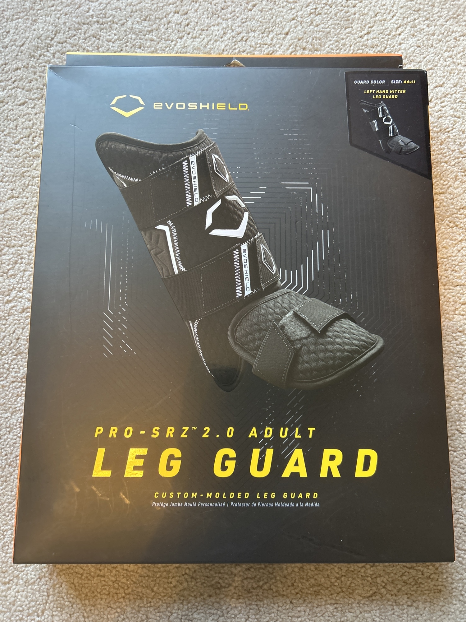 Brand New Black Lefty EvoShield Leg Guard | SidelineSwap