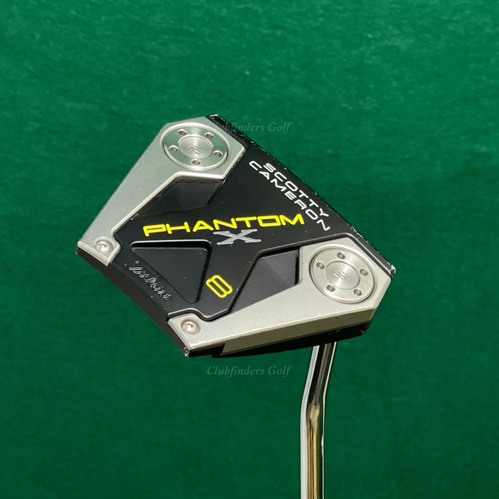 Scotty Cameron Phantom X 8 34" Single-Bend Mallet Putter Golf Club ...