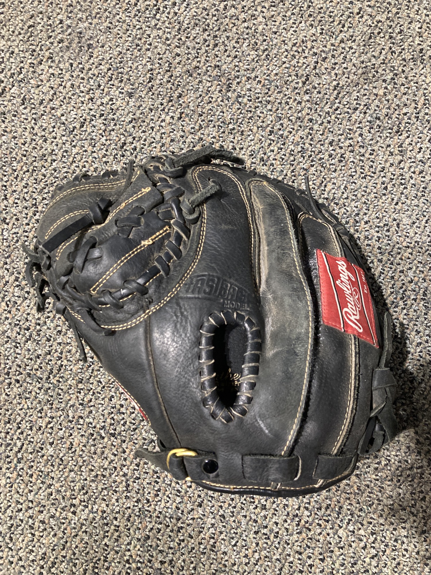 Black Used Kid Pitch (9YO-13YO) Rawlings Renegade Left Hand Throw ...
