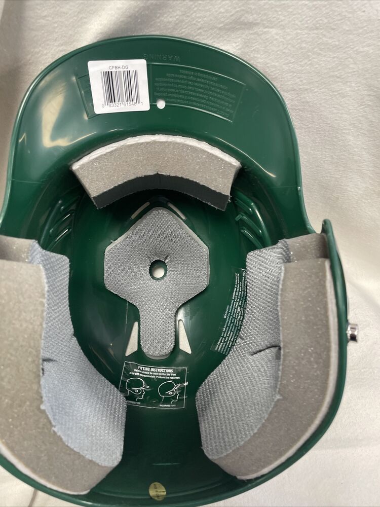 BRAND NEW RAWLINGS 6 1/2 - 7 1/2 GREEN BASEBALL HELMET | SidelineSwap