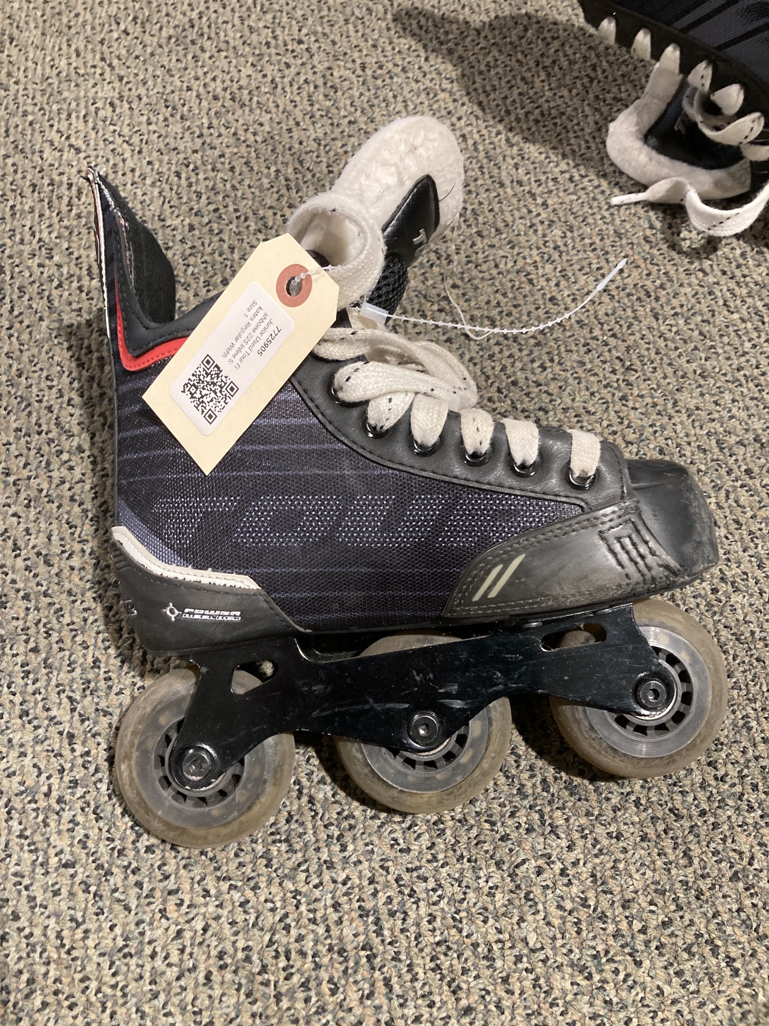 Junior Used Tour Fishbone 225 Inline Skates Regular Width Size 1 ...